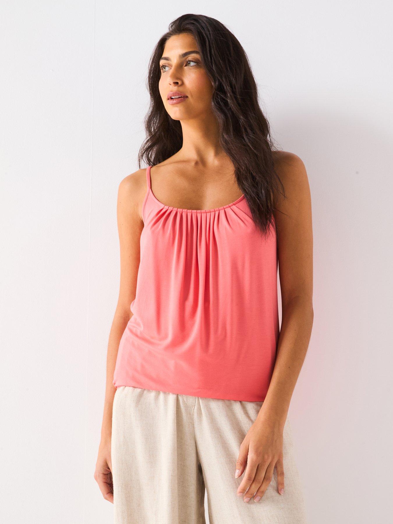 Everyday Two Pack Bubble Hem Cami - Print | Littlewoods