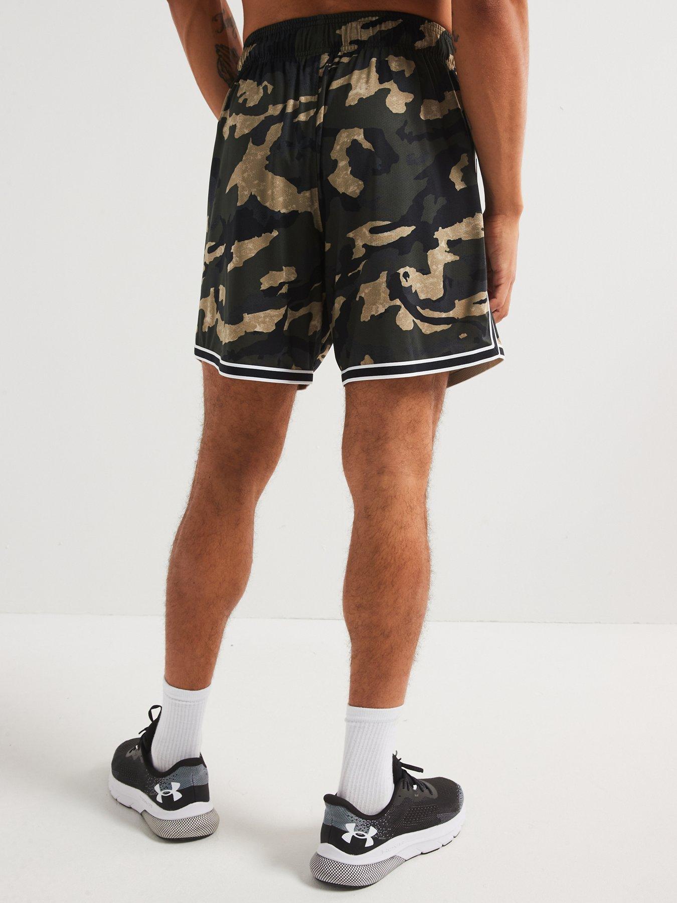 UNDER ARMOUR Men's Training Project Rock Mesh Shorts - Green | Littlewoods