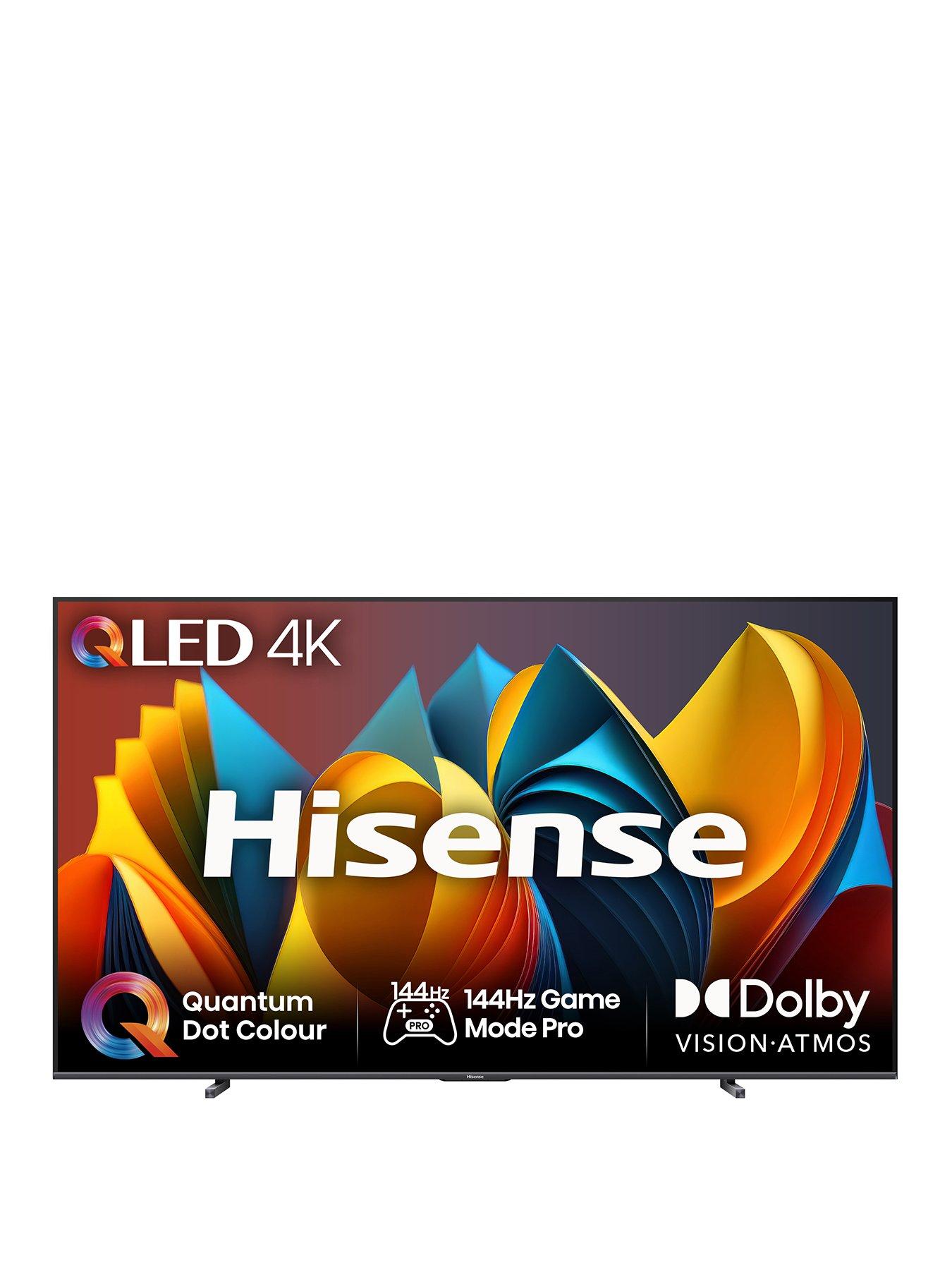 Hisense 100E7NQTUK, 100-inch, QLED, 4K HDR, Smart TV | Littlewoods