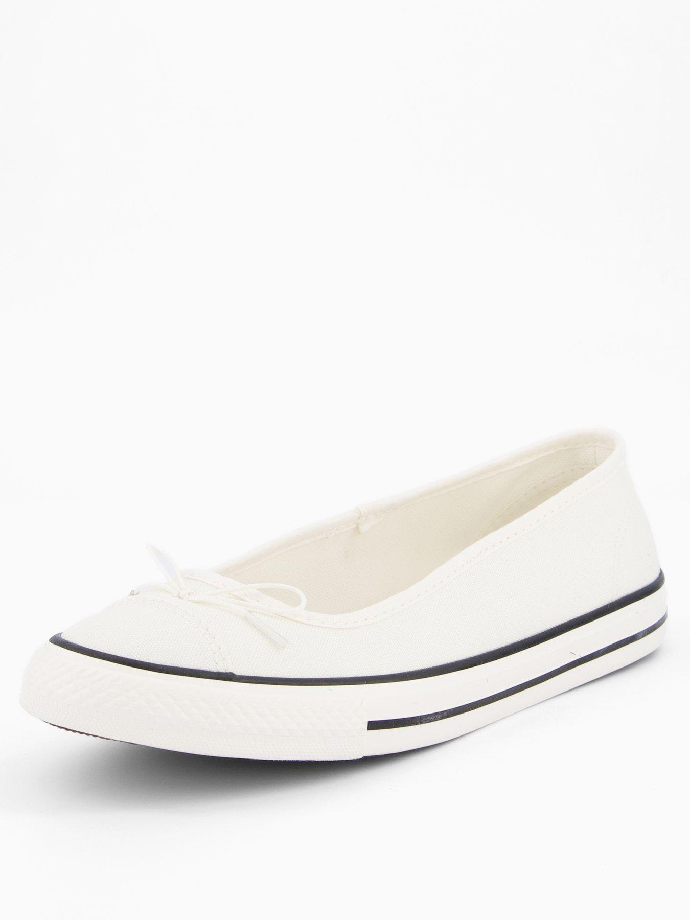 Converse Womens Chuck Taylor All Star Dainty Ballerina Canvas Slip-Ons ...
