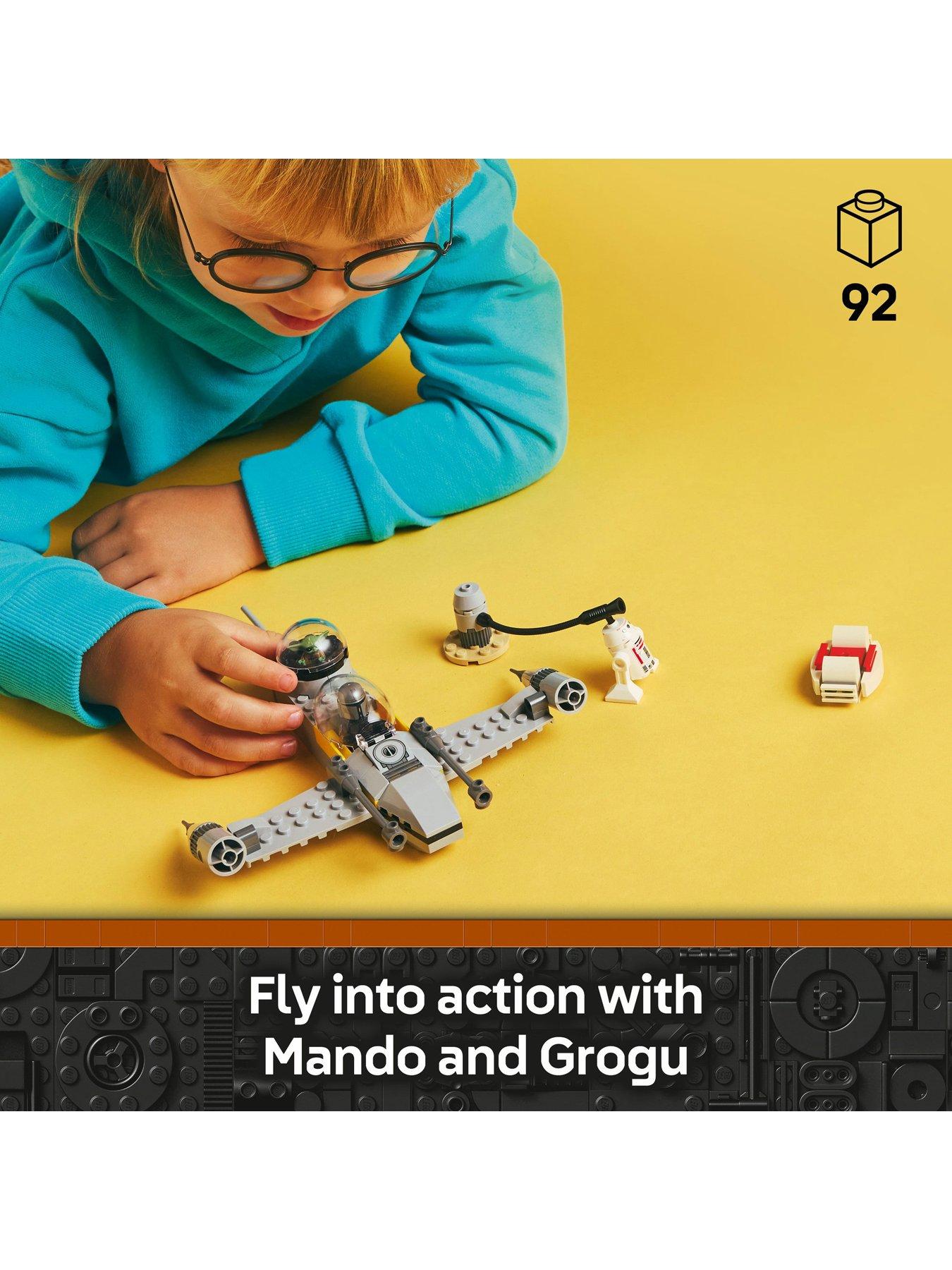 LEGO Star Wars Mando and Grogus N-1 Starfighter 75410 | Littlewoods