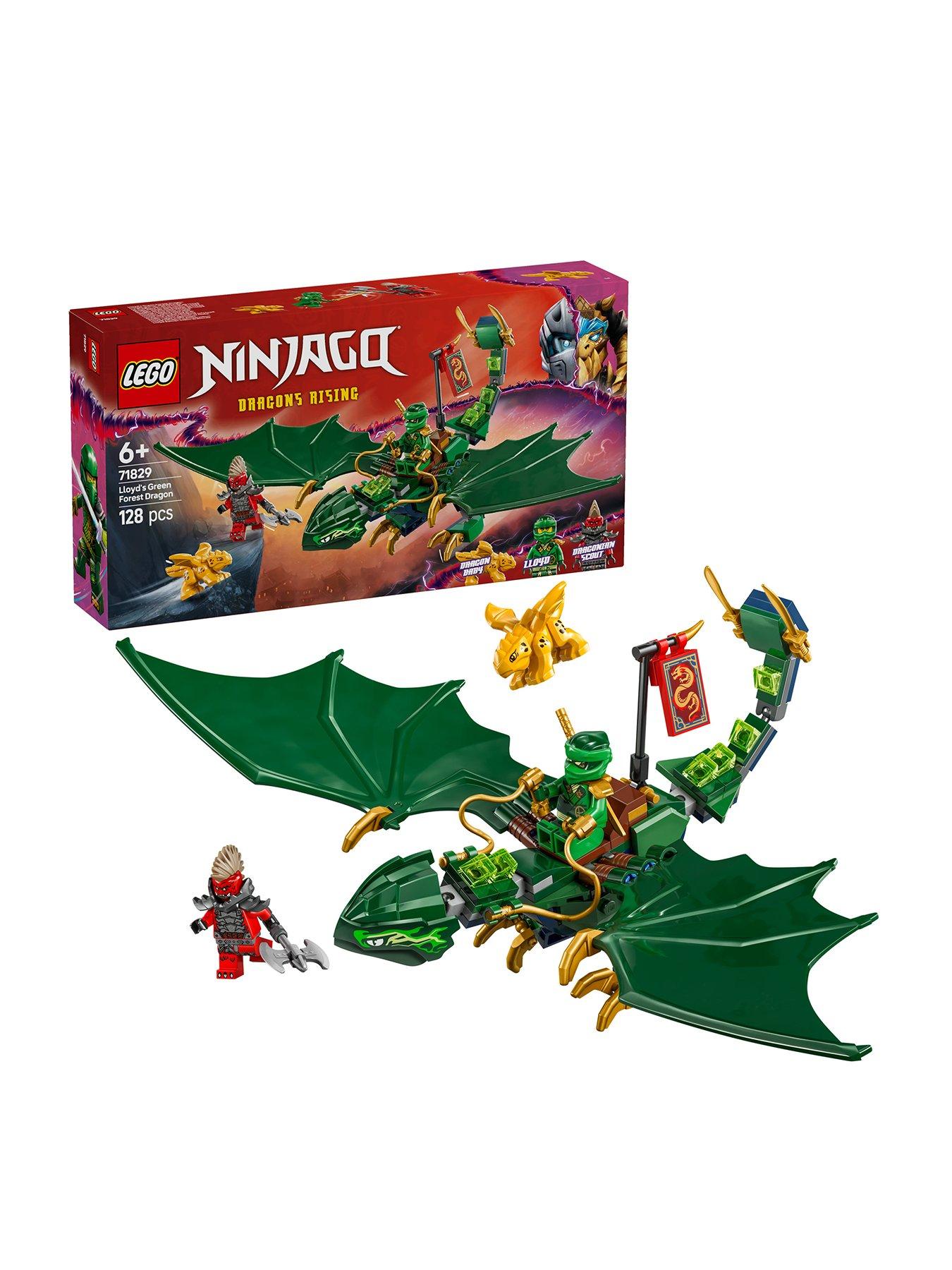 LEGO Ninjago Lloyd’s Green Forest Dragon Toy 71829 | Littlewoods