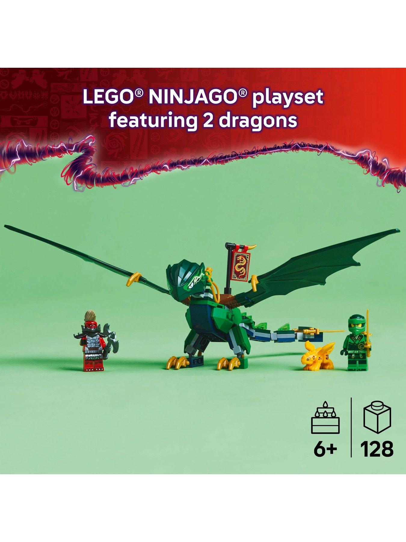 LEGO Ninjago Lloyd’s Green Forest Dragon Toy 71829 | Littlewoods