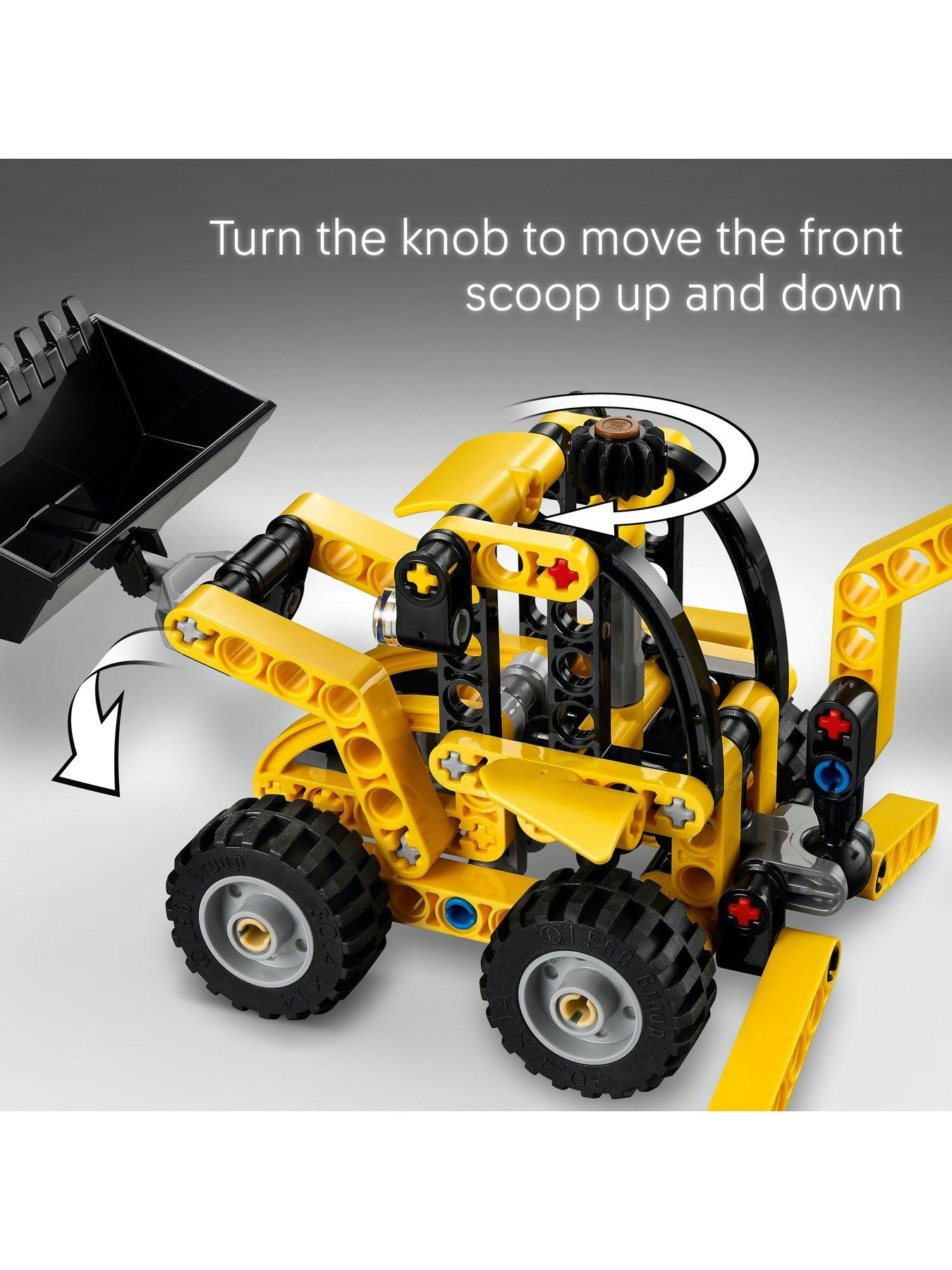 LEGO Technic Backhoe Loader Construction Toy 42197 | Littlewoods