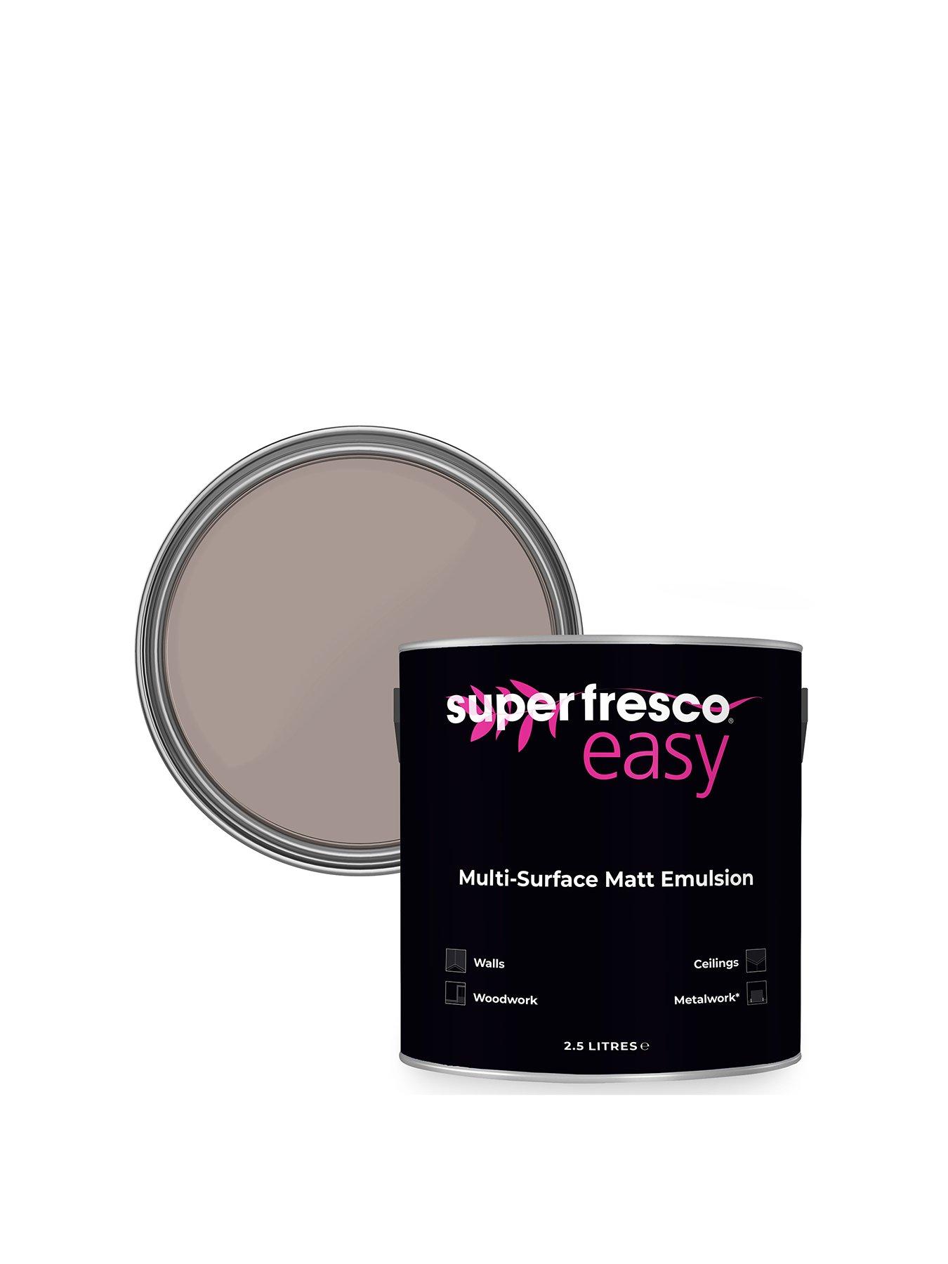 Superfresco Easy Paint Multi-Surface Matt Emulsion 2.5L - Blush Crush ...