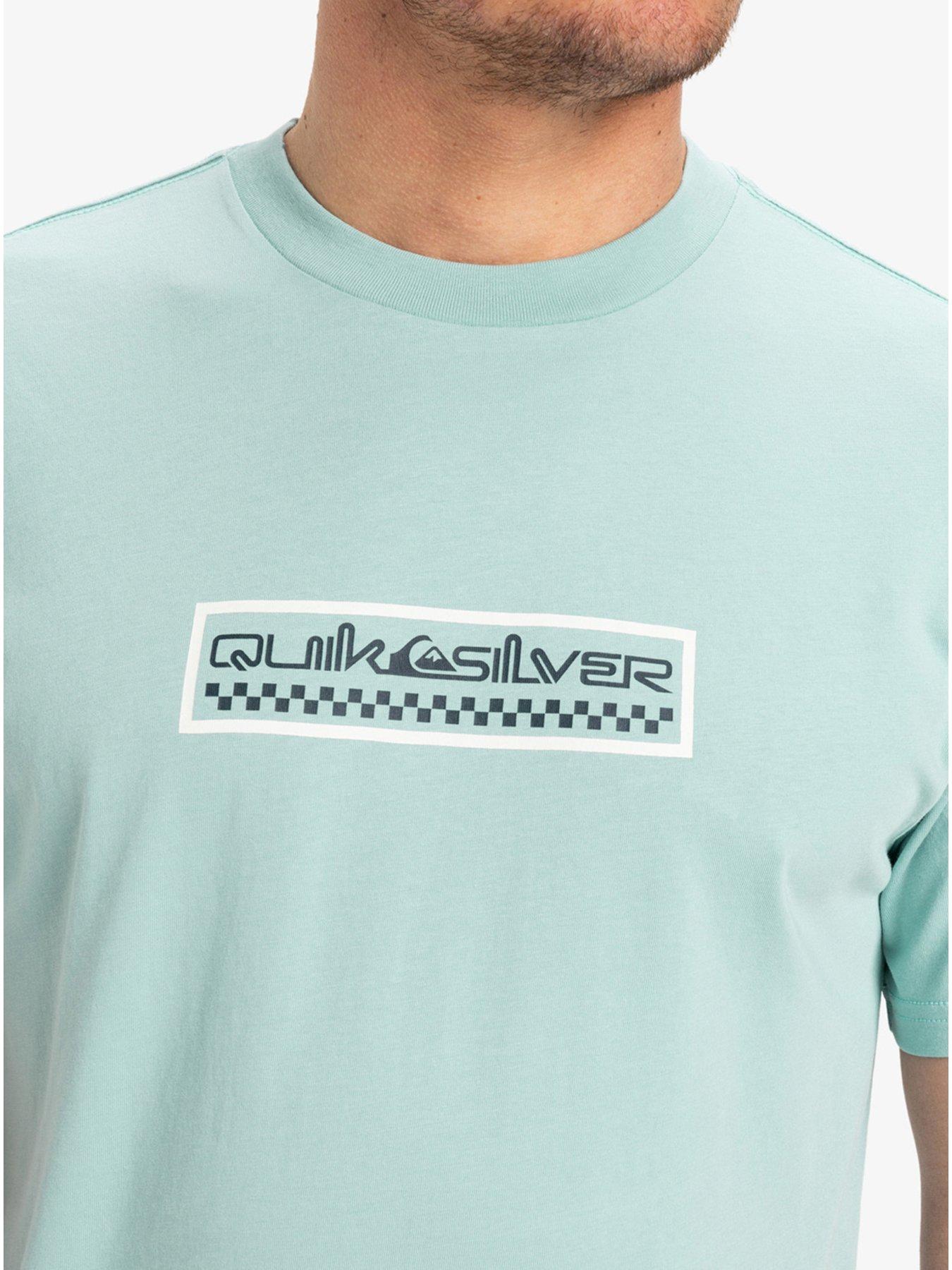 Quiksilver Mens Everyday Sun Dagger Short Sleeve Tee - Blue | Littlewoods