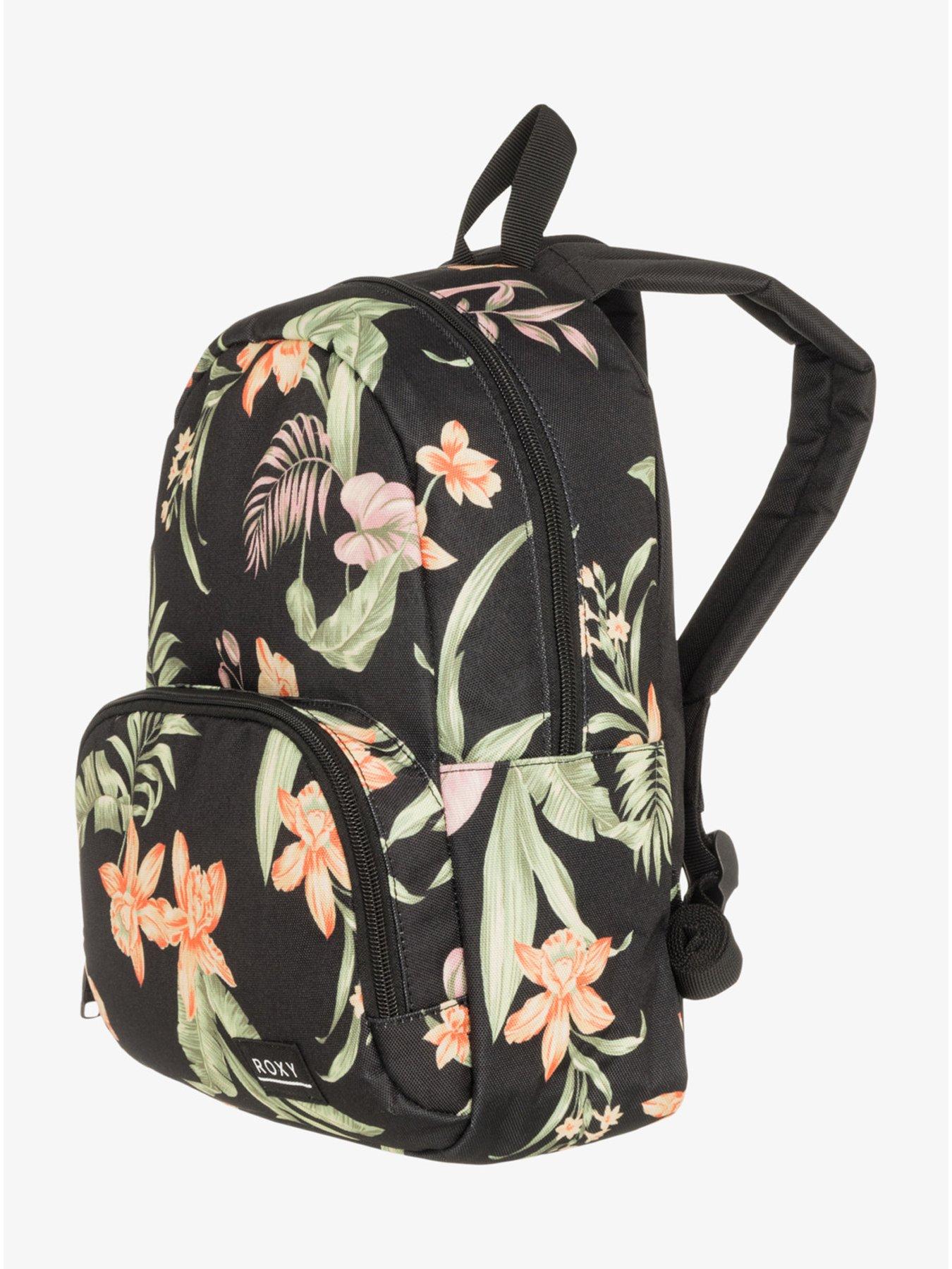 Roxy Womens Always Core Printed Everyday Backpack - Black | Littlewoods