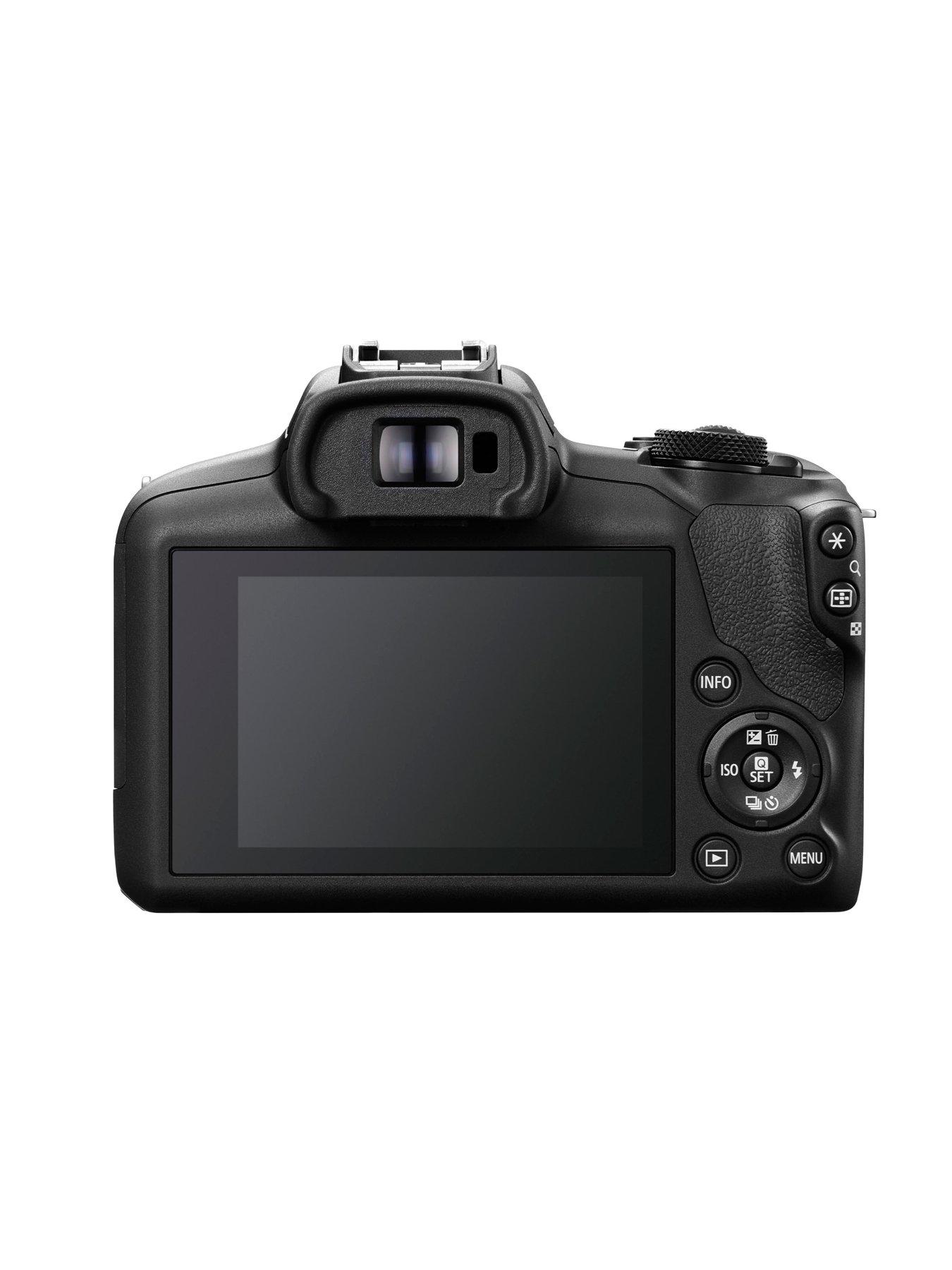 Canon EOS R100 Camera inc RF-S 18-45mm Lens, Shotgun Mic, Desktop ...