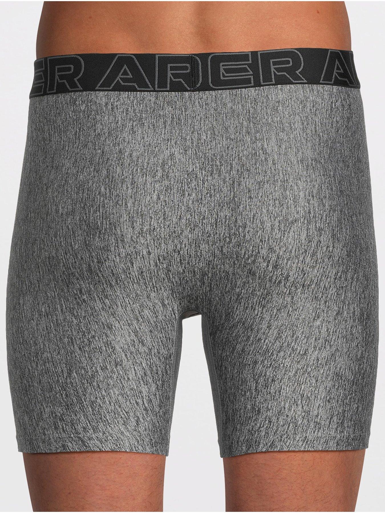 UNDER ARMOUR Men's 3 Pack of Performance Tech 6 Inch Printed Boxers ...