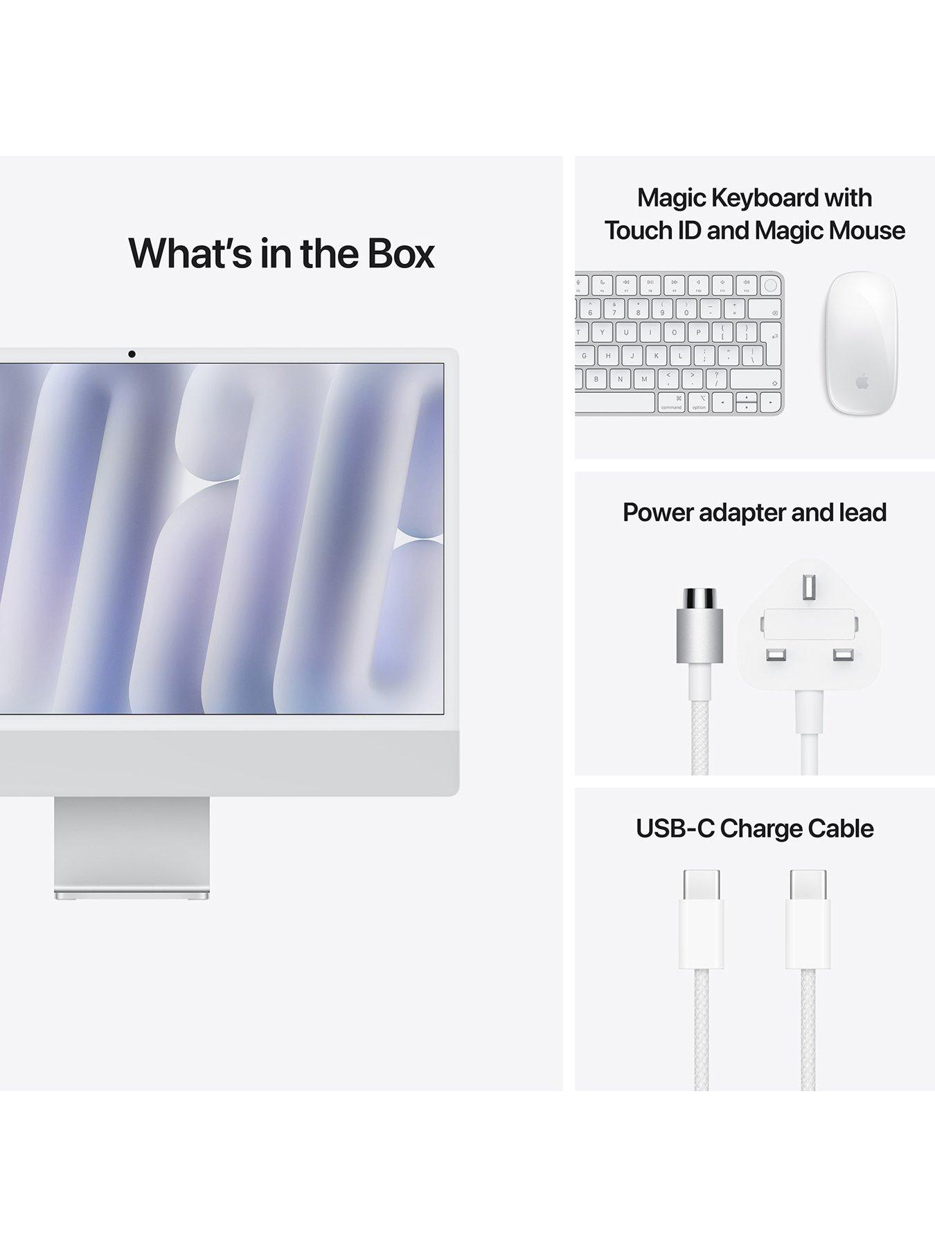 Apple iMac (M4, 2024) 24 inch with Retina 4.5K display, 10-core CPU and ...