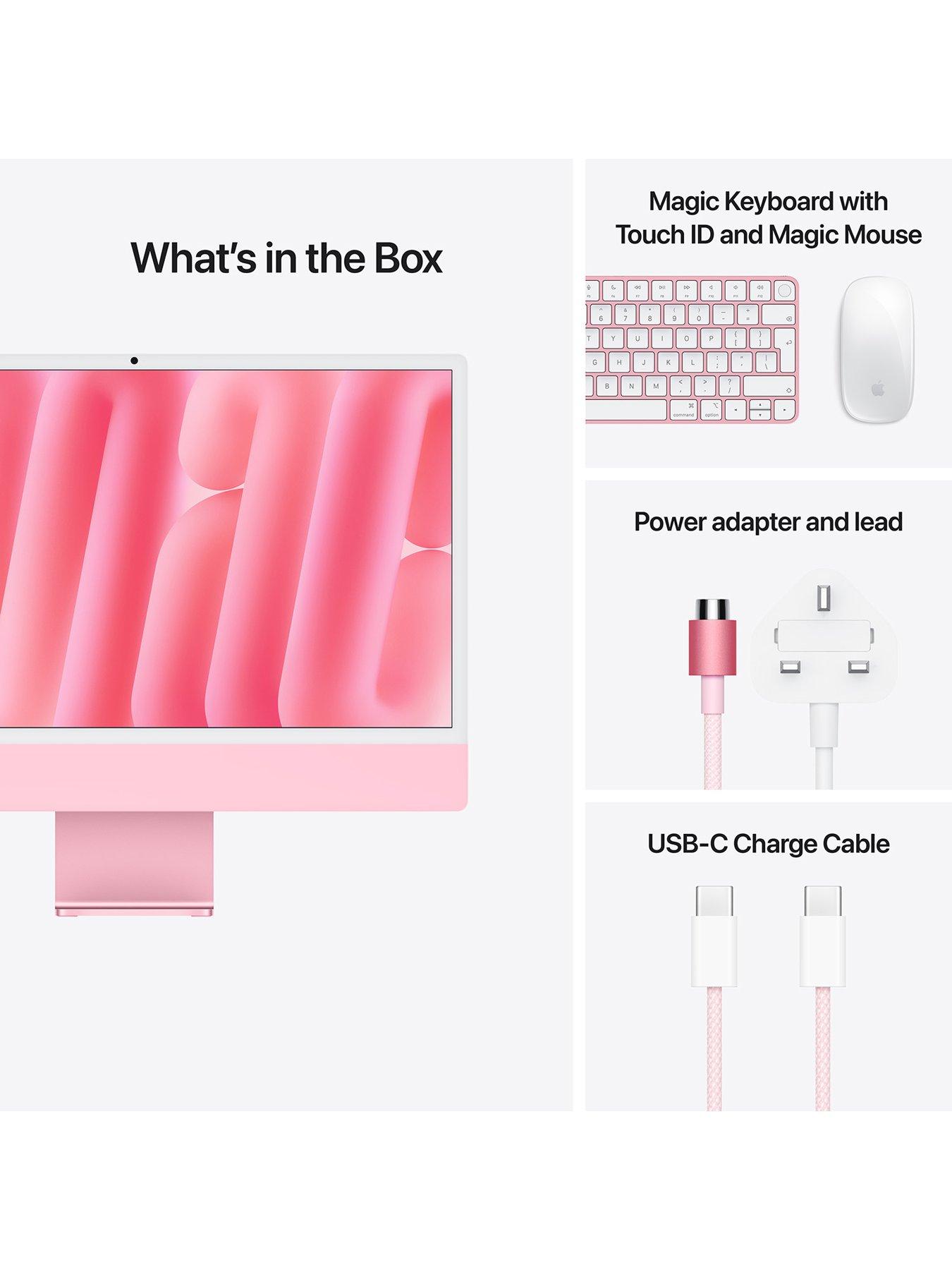 Apple iMac (M4, 2024) 24 inch with Retina 4.5K display, 10-core CPU and ...
