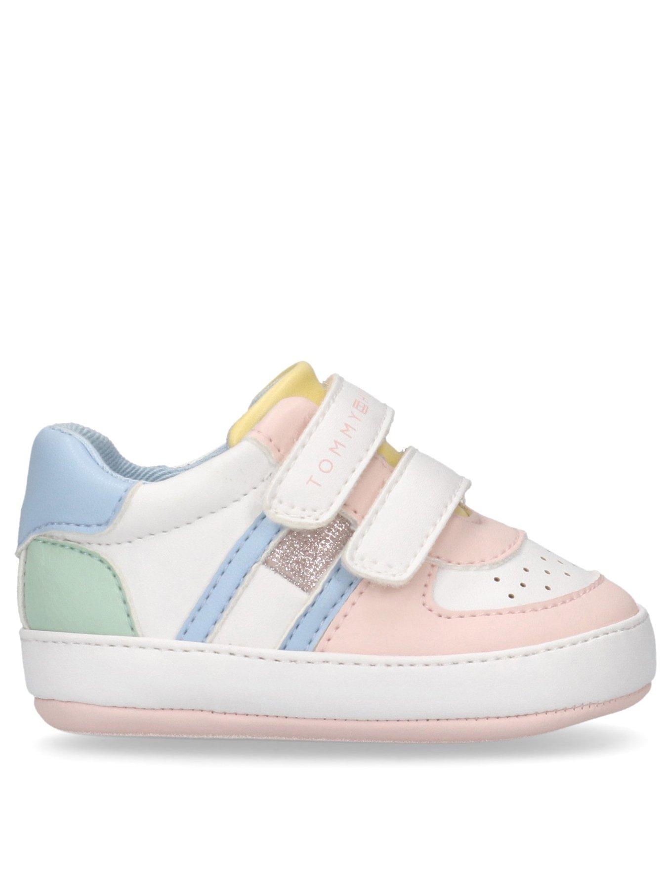 Tommy Hilfiger Baby Girls Kiki Flag Low Cut Velcro Shoes - Multi ...