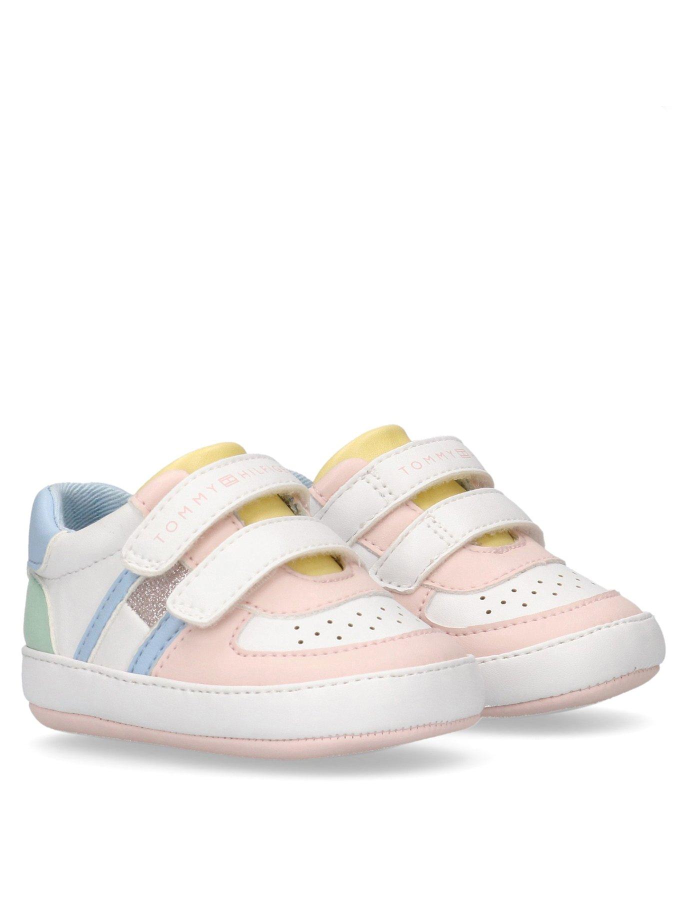 Tommy Hilfiger Baby Girls Kiki Flag Low Cut Velcro Shoes - Multi ...