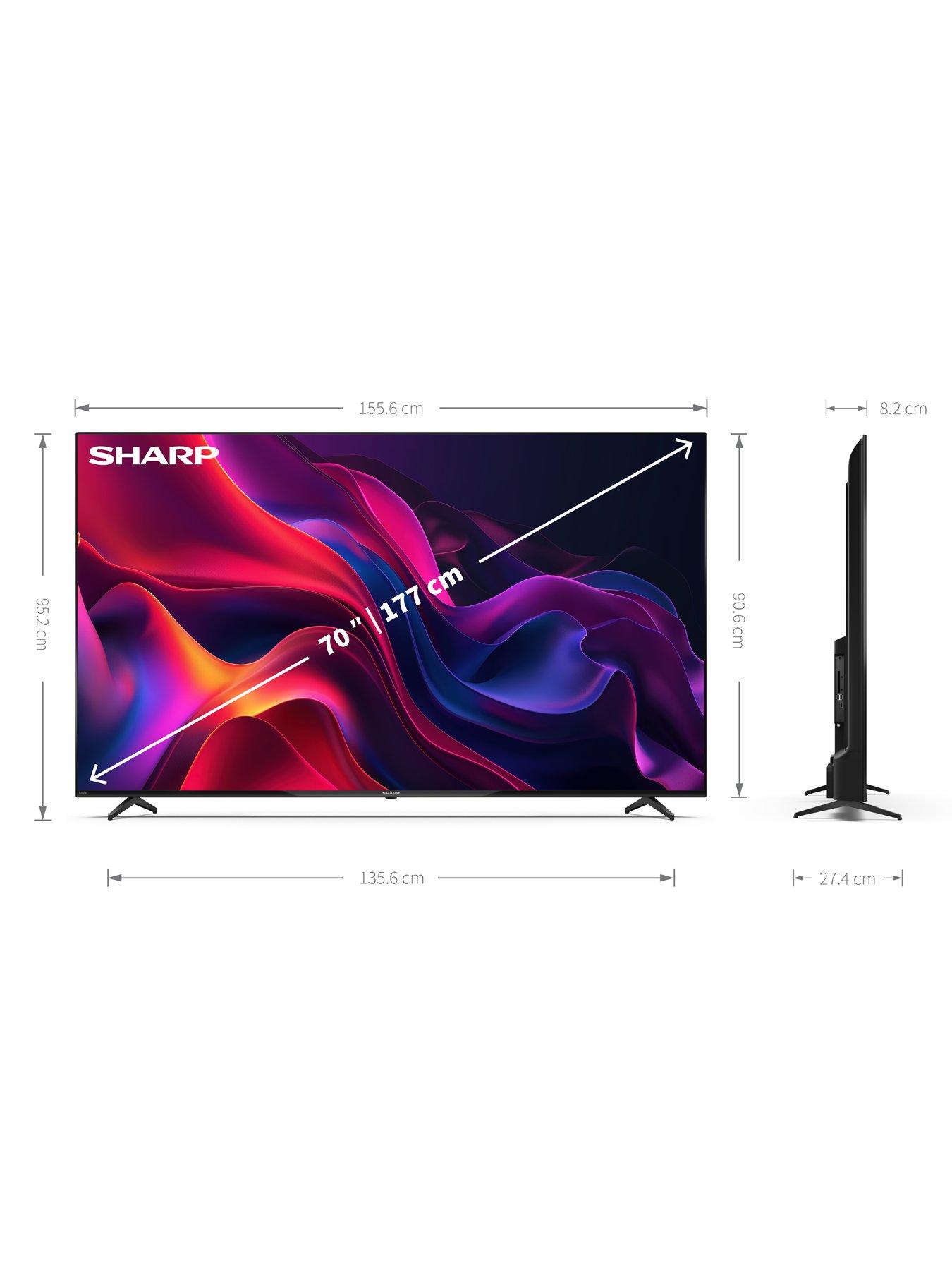 Sharp 70GK4245K 70-inch UHD 4K TiVo Smart TV with Freely | Littlewoods