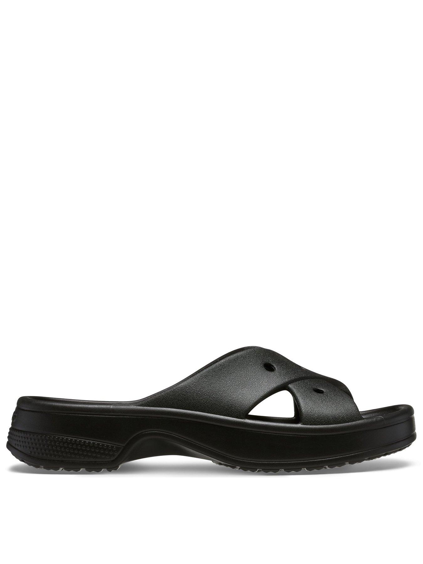 Crocs Croslite Sandal - Black | Littlewoods