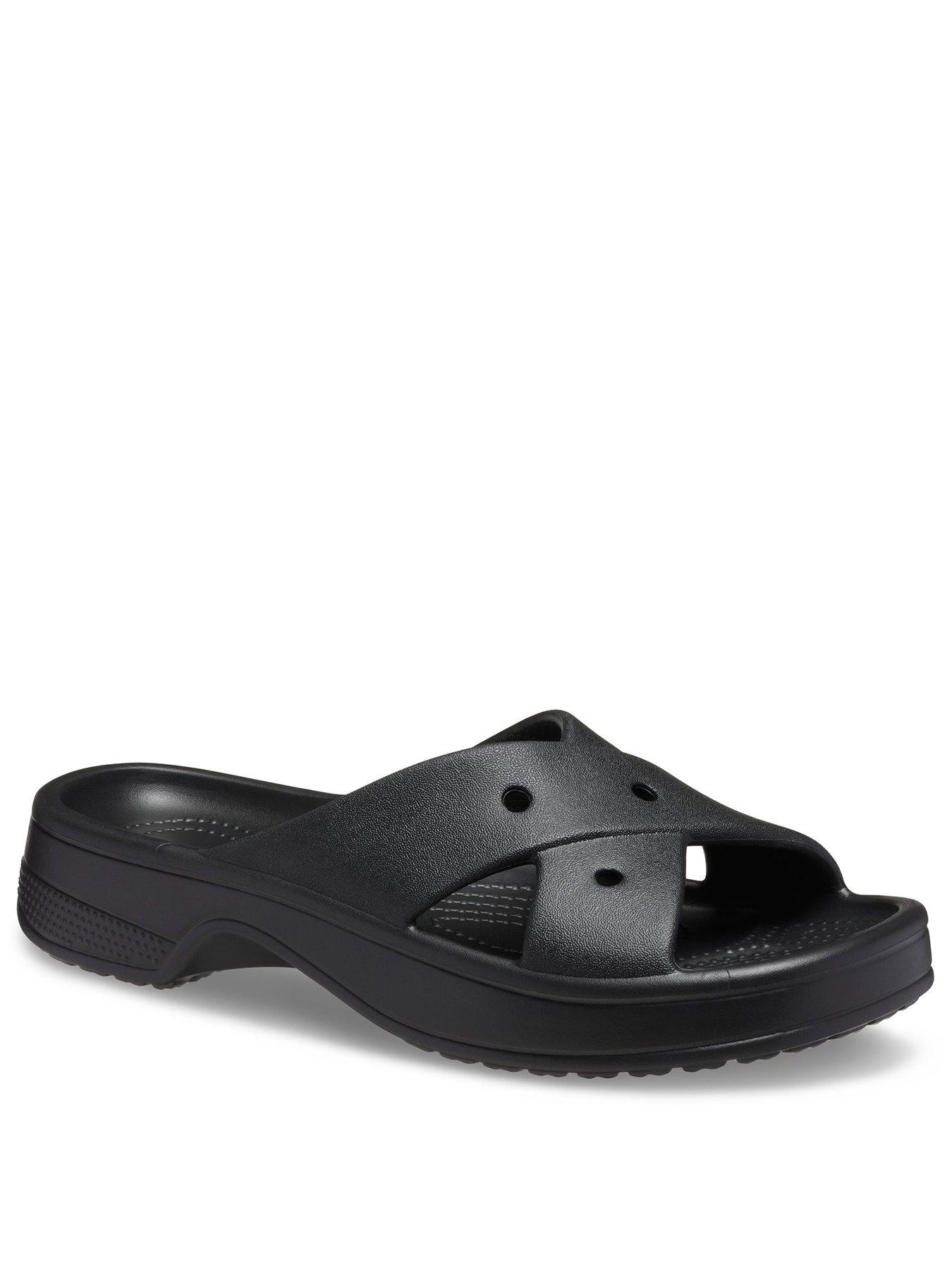 Crocs Croslite Sandal - Black | Littlewoods