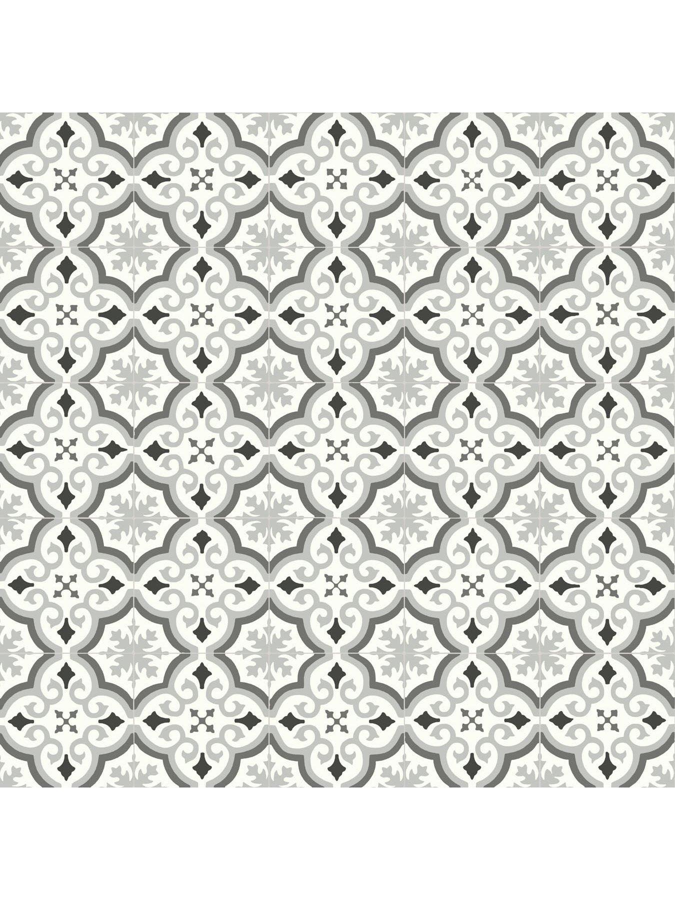 Homemaker Victorian Tile Look Pre-Cut Vinyl Flooring | Littlewoods