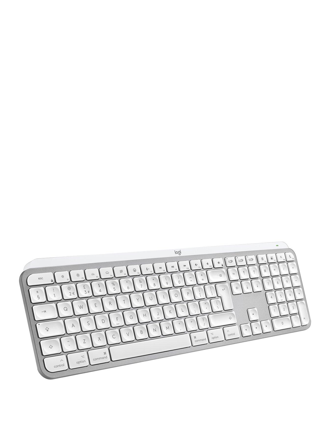 Logitech Mx Keys S For Mac Advanced Wireless Illuminated Keyboard Pale ...