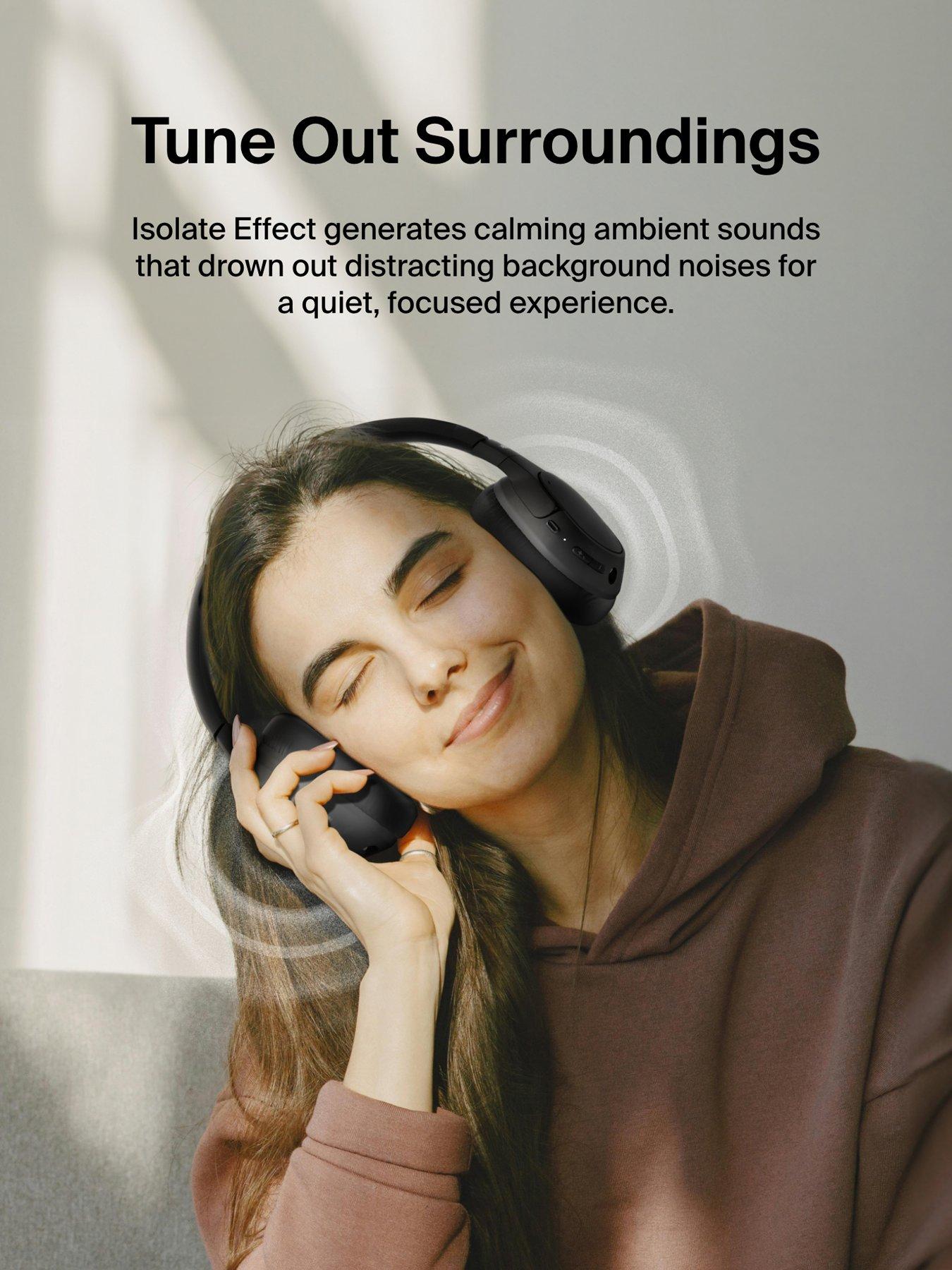 Belkin Soundform Isolate Noise Cancelling Headphones | Littlewoods