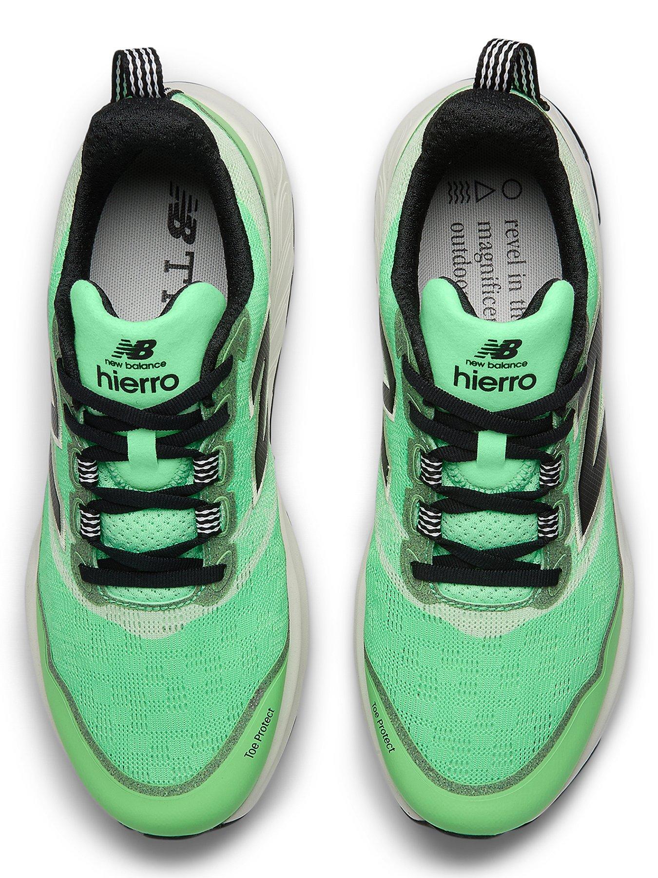 New Balance Mens Trail Running Fresh Foam X Hierro V9 Trainers - Green ...