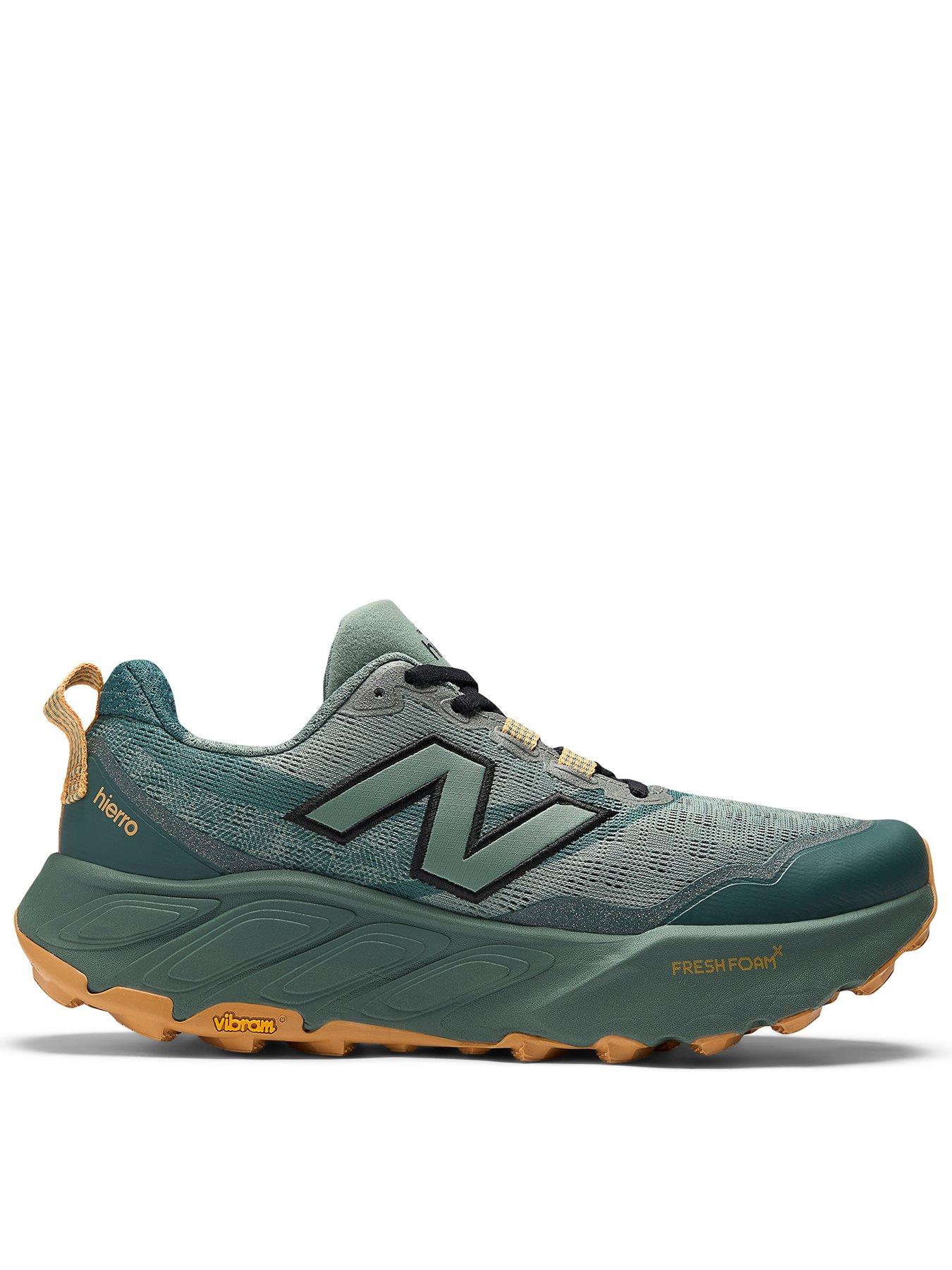 New Balance Mens Trail Running Fresh Foam X Hierro V9 Trainers - Green ...