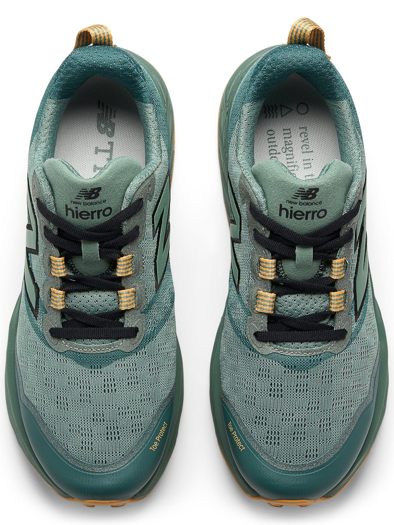 New Balance Mens Trail Running Fresh Foam X Hierro V9 Trainers - Green ...