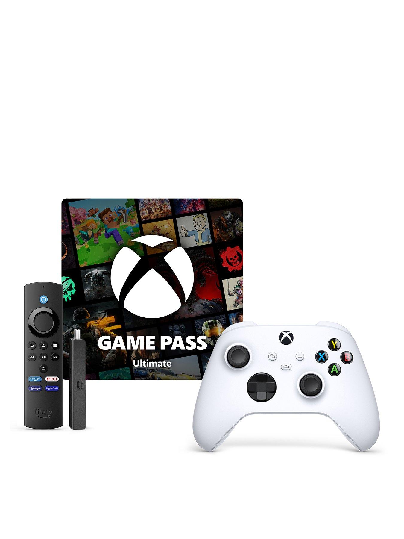 Xbox Gaming Bundle - Amazon Fire TV stick 4K, Xbox white controller ...