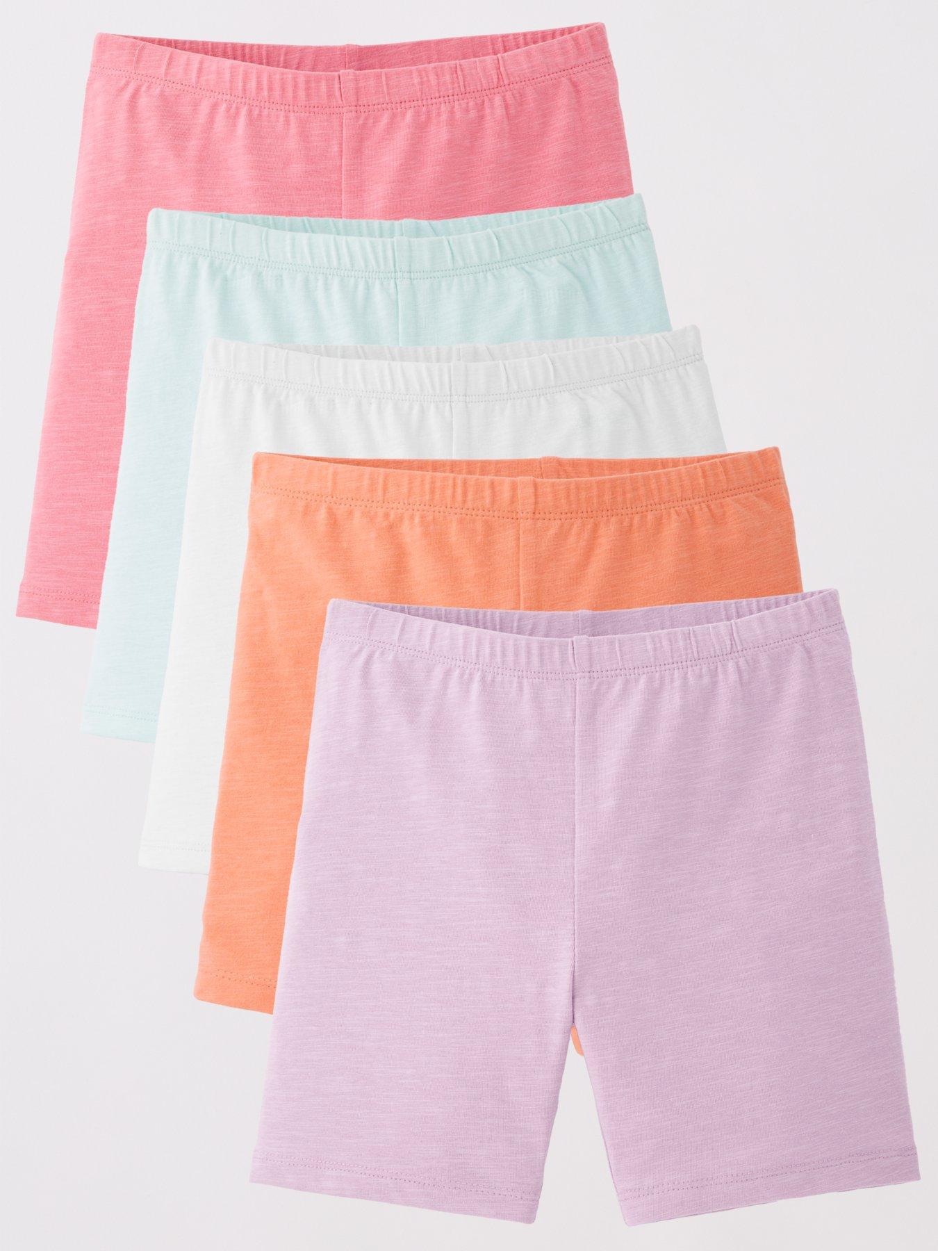 Mini V by Very Girls 5 Pack Cycling Shorts - Multi | Littlewoods