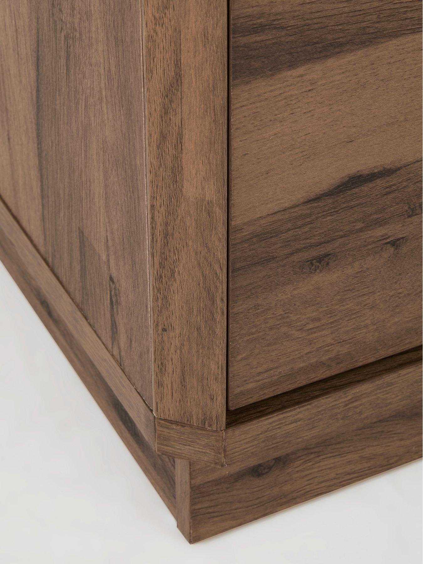 Very Home Harlem 5 Door, 4 Drawer Wardrobe - Mid Oak Effect - FSC ...
