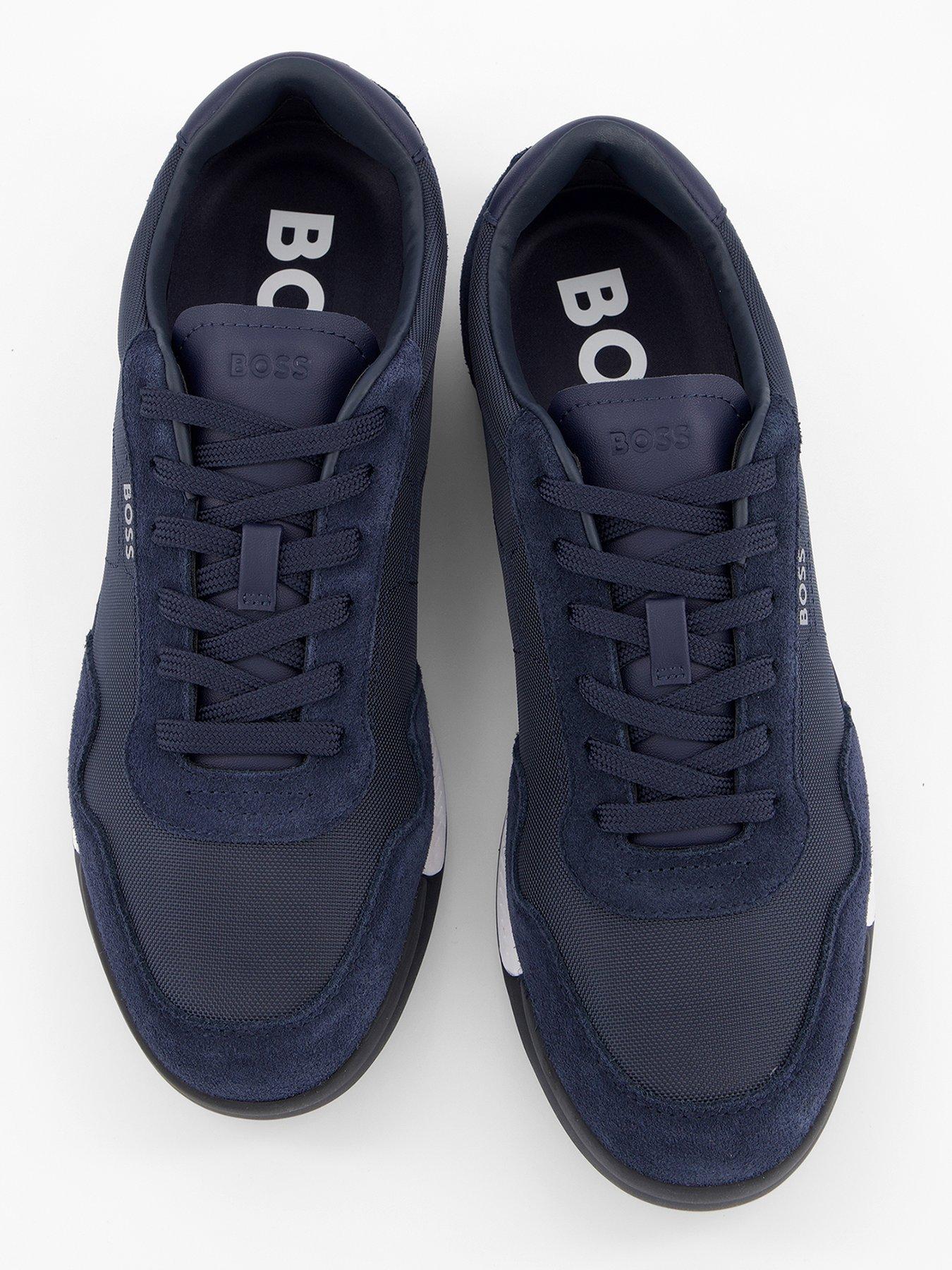 BOSS Titanium Sl Trainers - Navy | Littlewoods