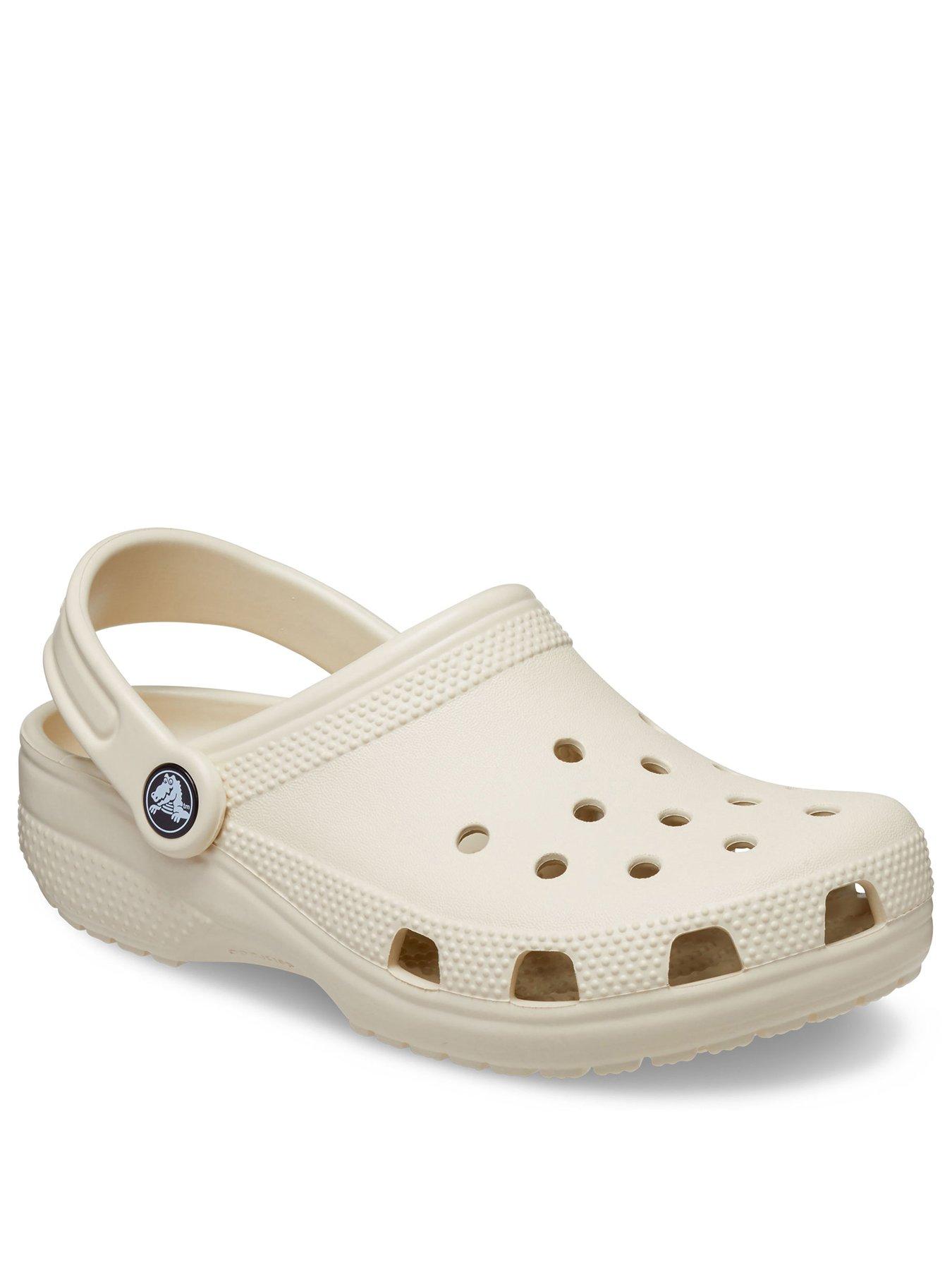 Crocs Classic Clog T - Cream | Littlewoods