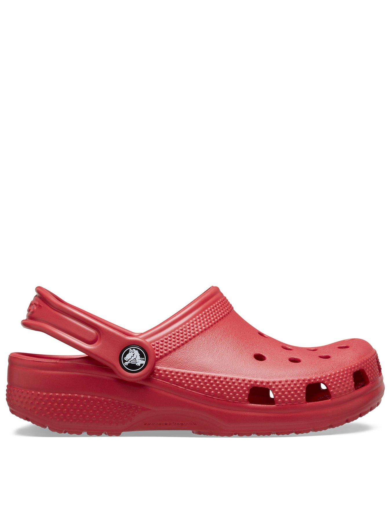 Crocs Classic Clog T - Red | Littlewoods