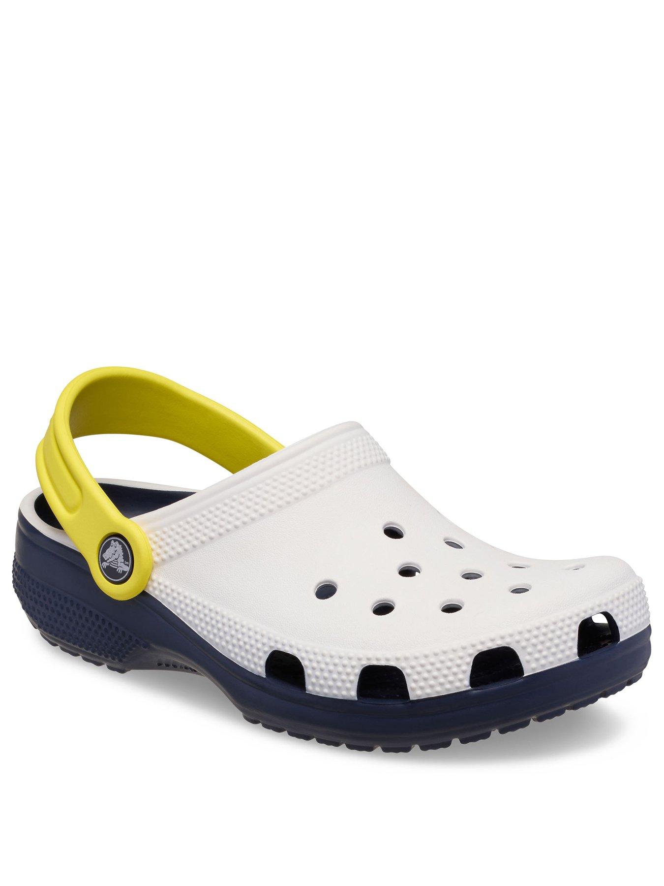 Crocs Classic Retro Sport Clog T - White | Littlewoods
