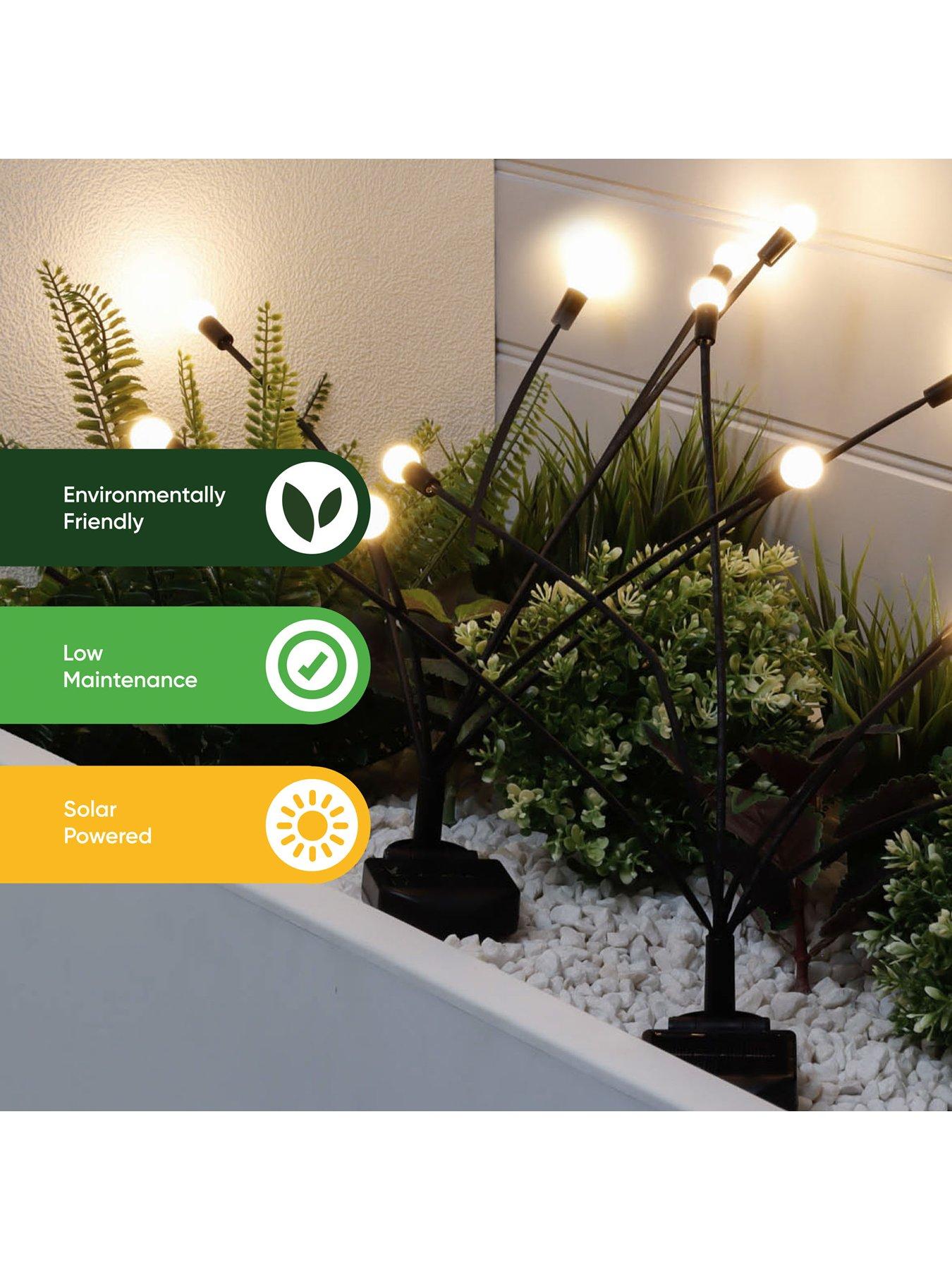 Streetwize Solar Firefly Stake Lights (Pack of 2) | Littlewoods