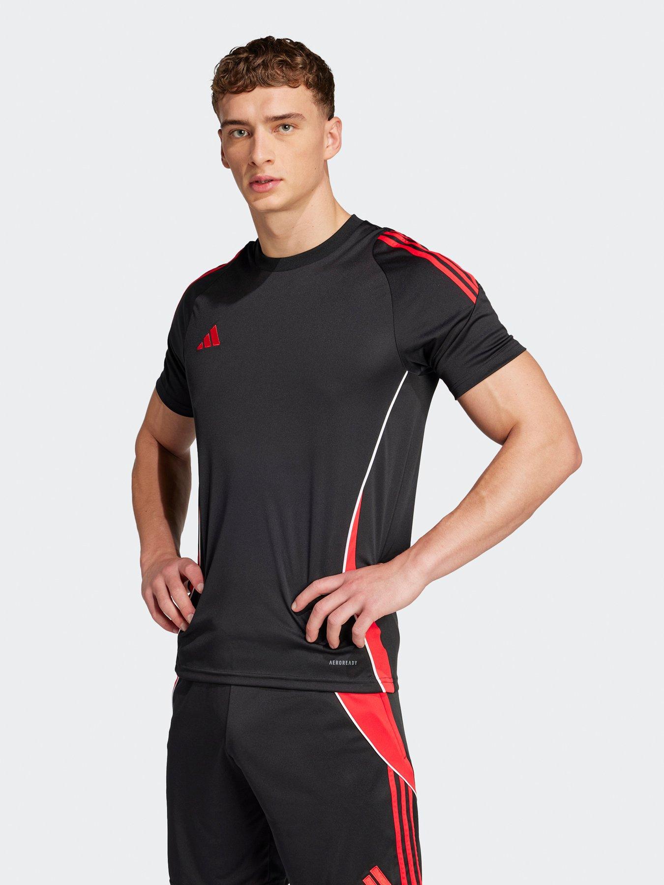adidas Mens Tiro 24 Training Jersey -black/red | Littlewoods