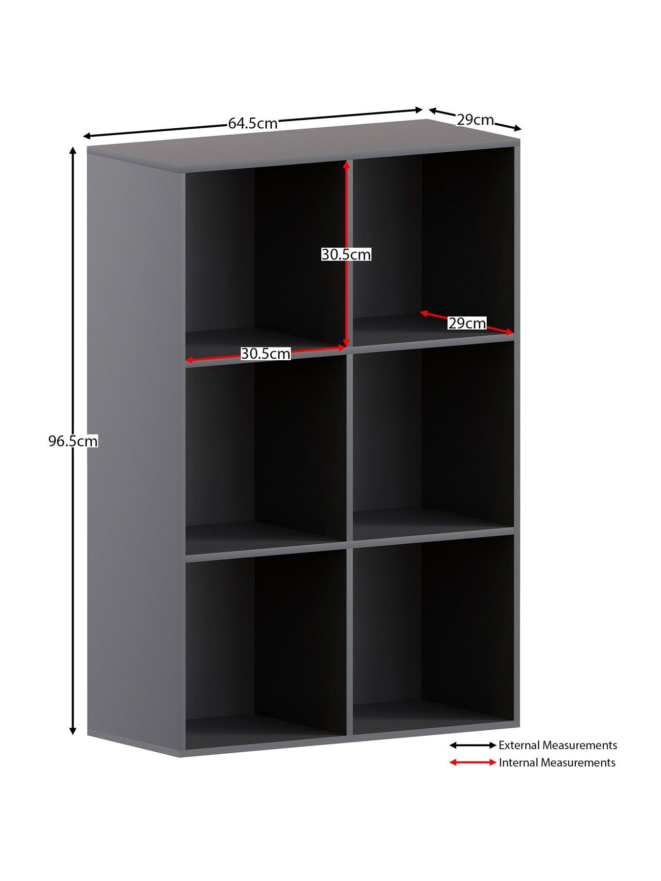 Vida Designs Durham 2x3 Cube Storage Unit | Littlewoods