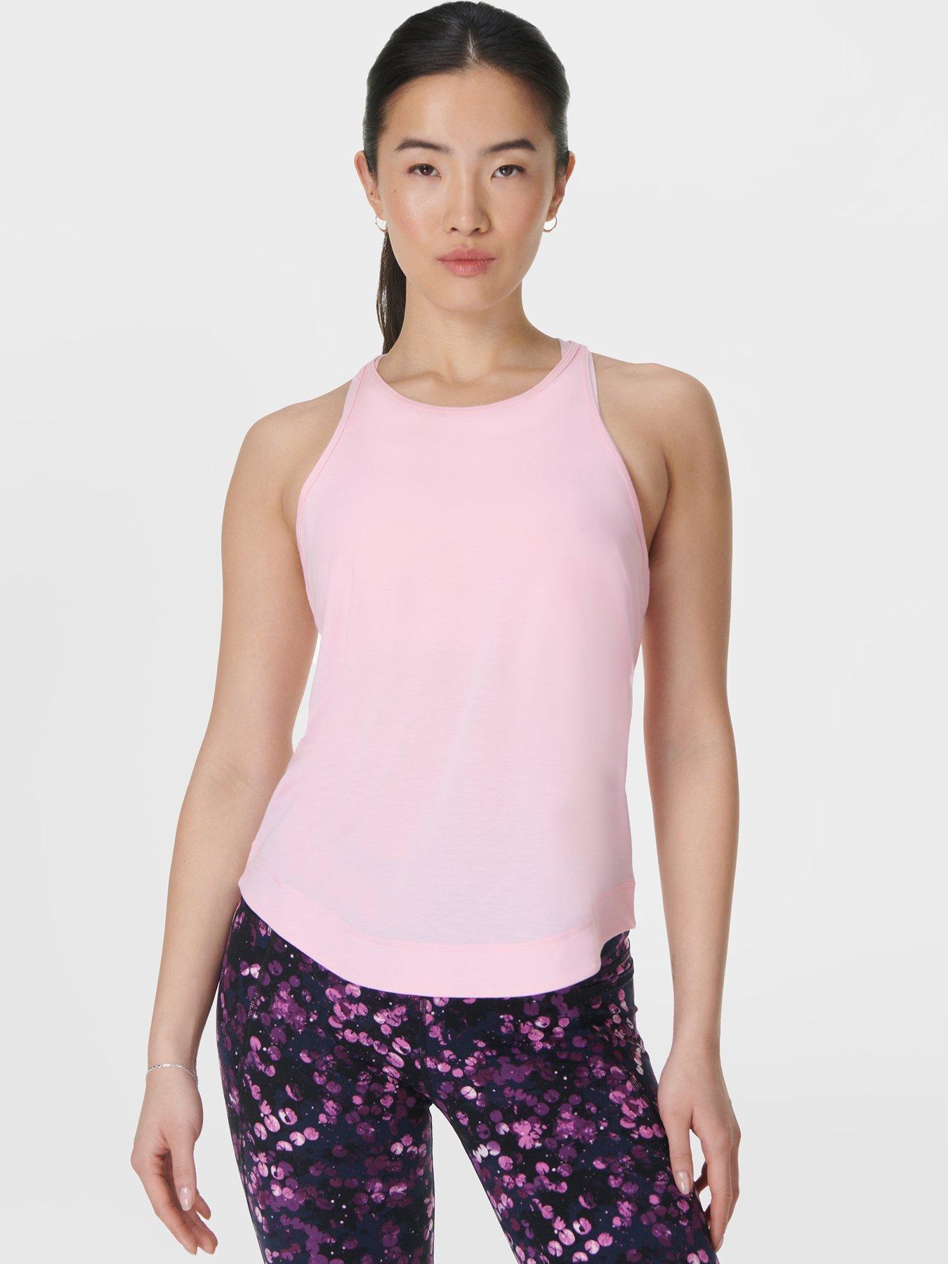 Sweaty Betty Womens Running Breathe Easy Run Tank Top - Pink | Littlewoods