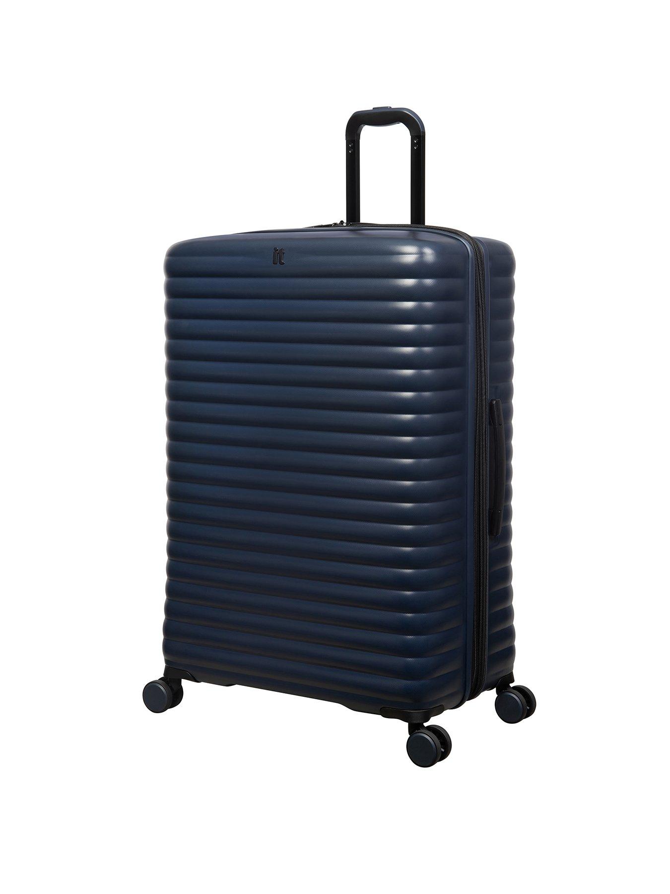 it Luggage Speedbump Navy Blue Large Suitcase | littlewoods.com