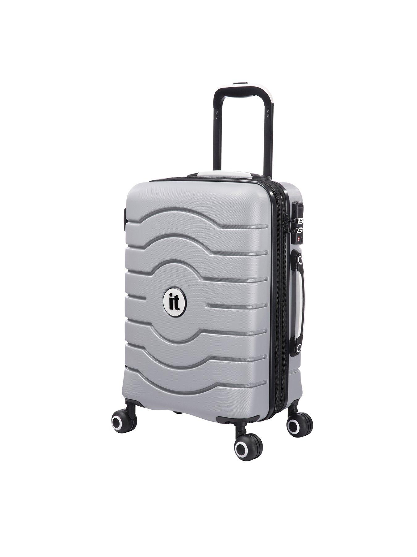 it Luggage Intervolve Silver Cabin Suitcase | littlewoods.com