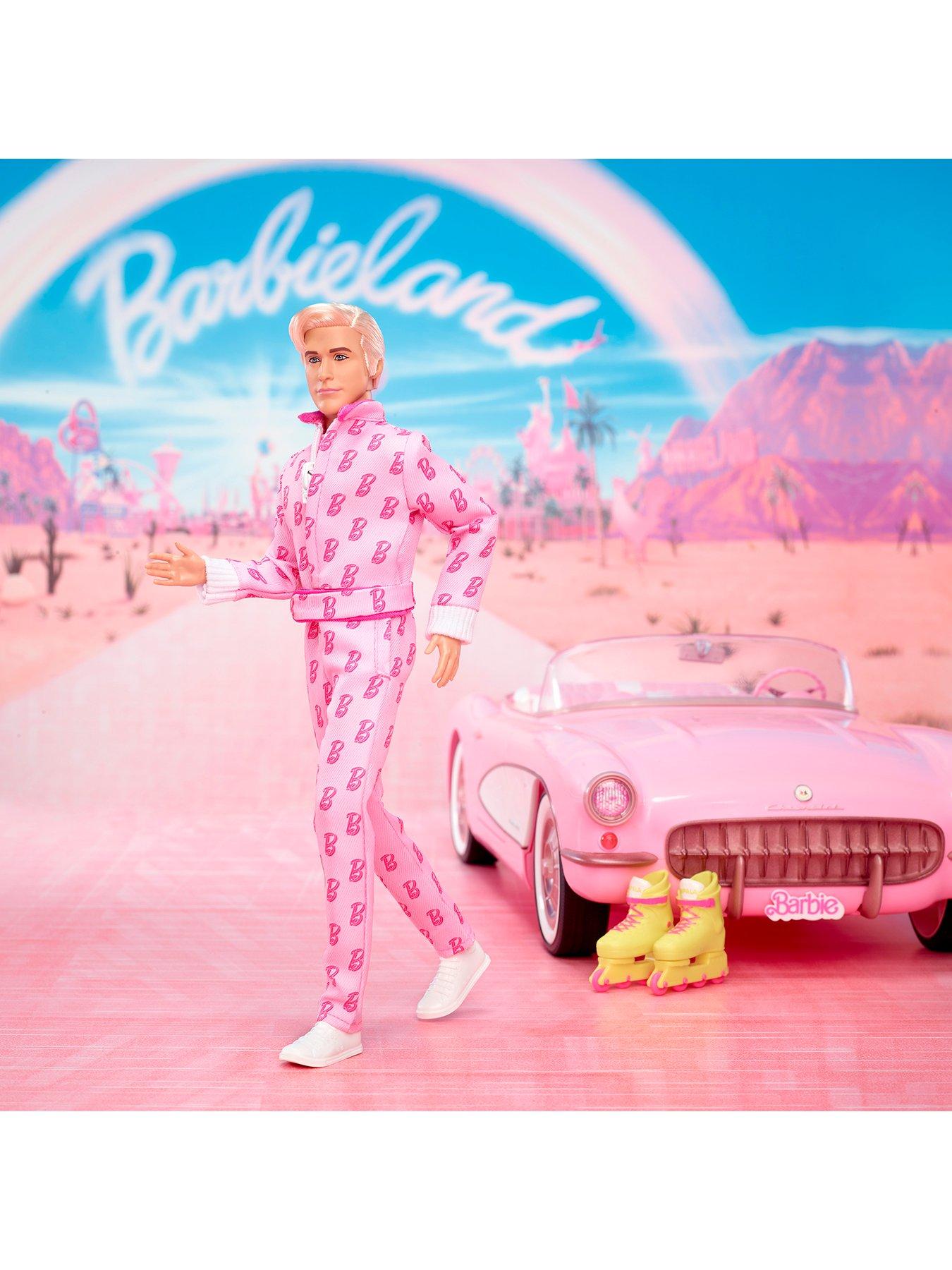 Barbie The Movie Ken Collectible Doll, Ryan Gosling as Ken Wearing Pink ...