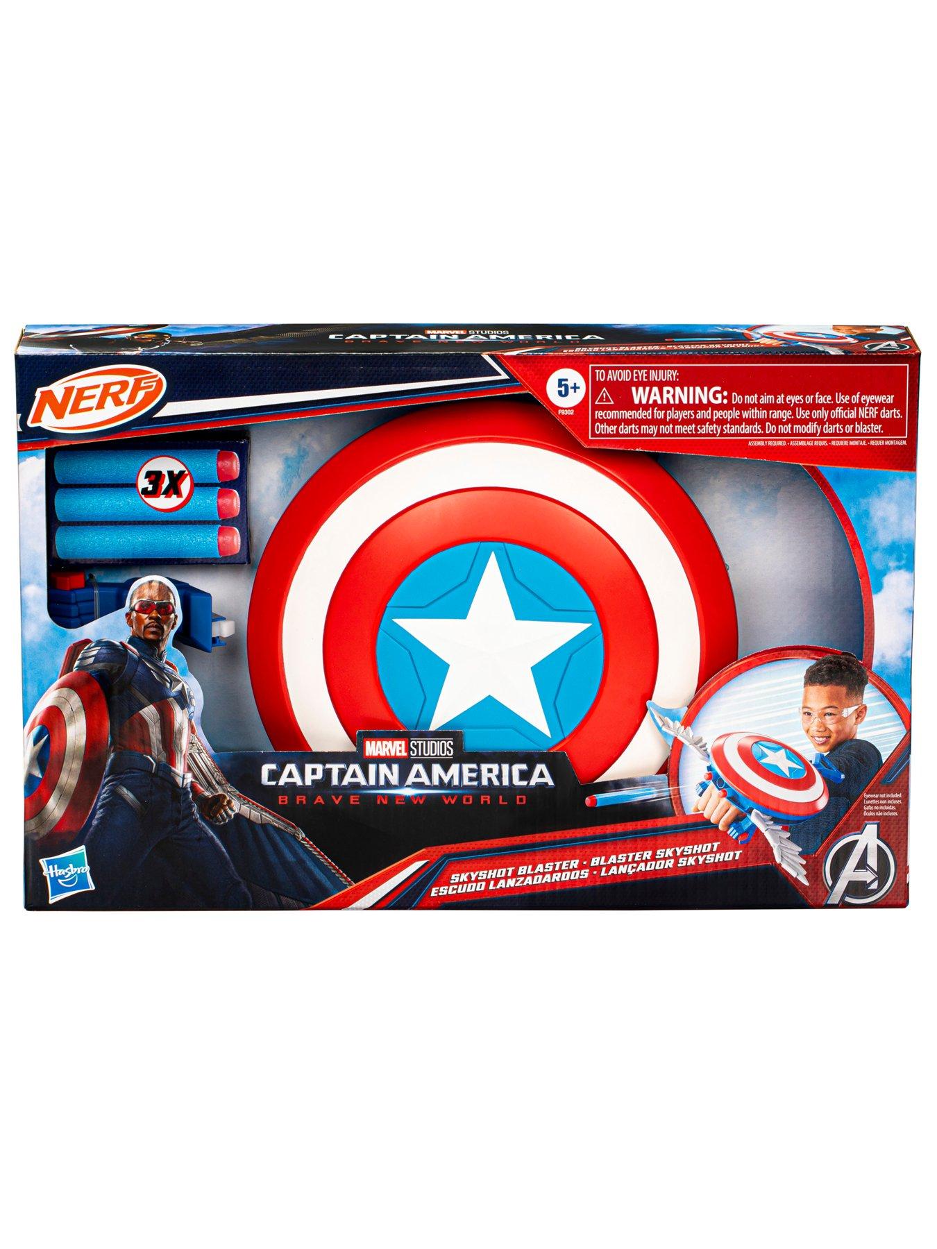 Marvel Studios Captain America Brave New World NERF Skyshot Blaster ...
