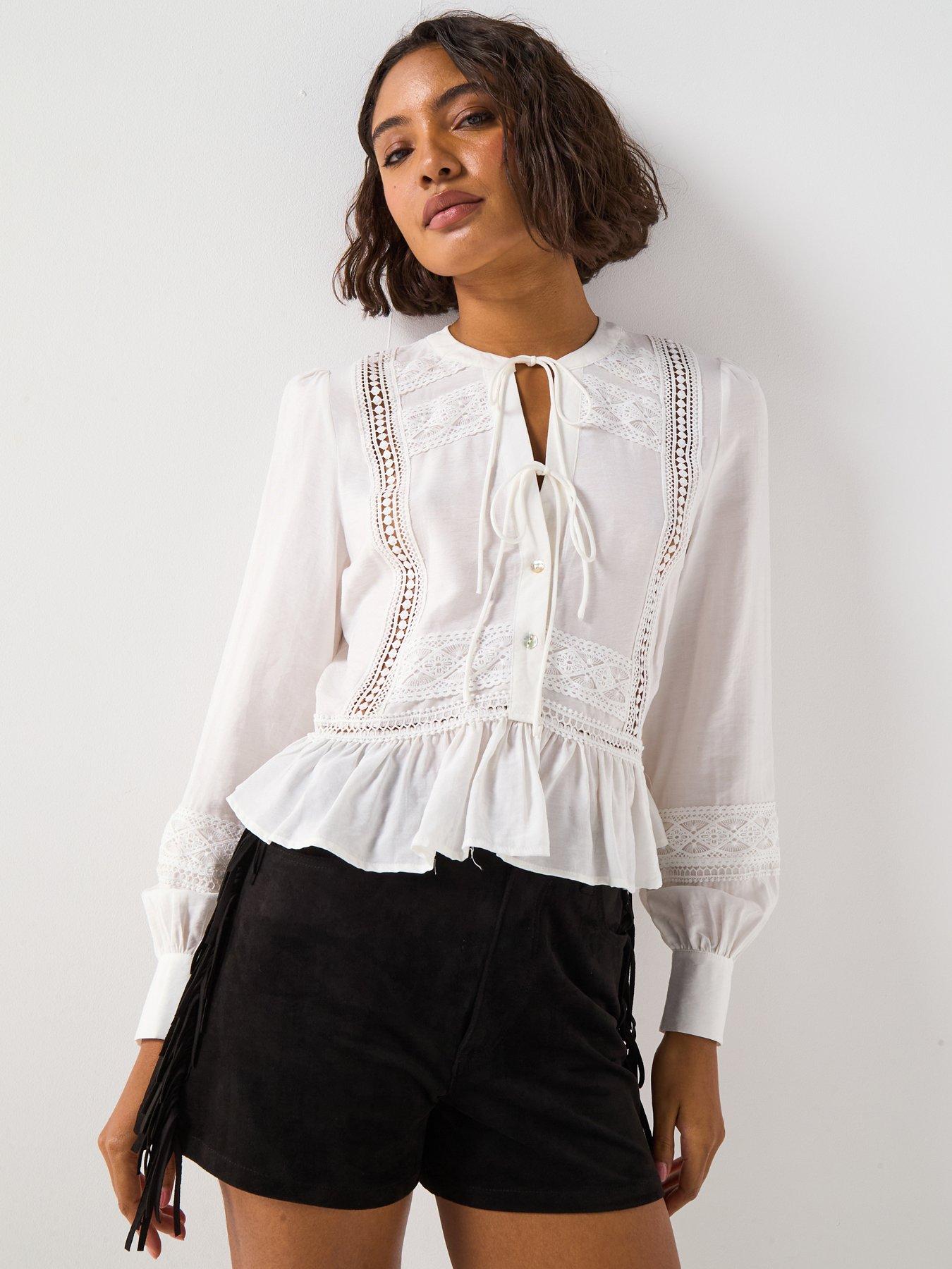 V by Very Lace And Ladder Insert Tiered | Littlewoods