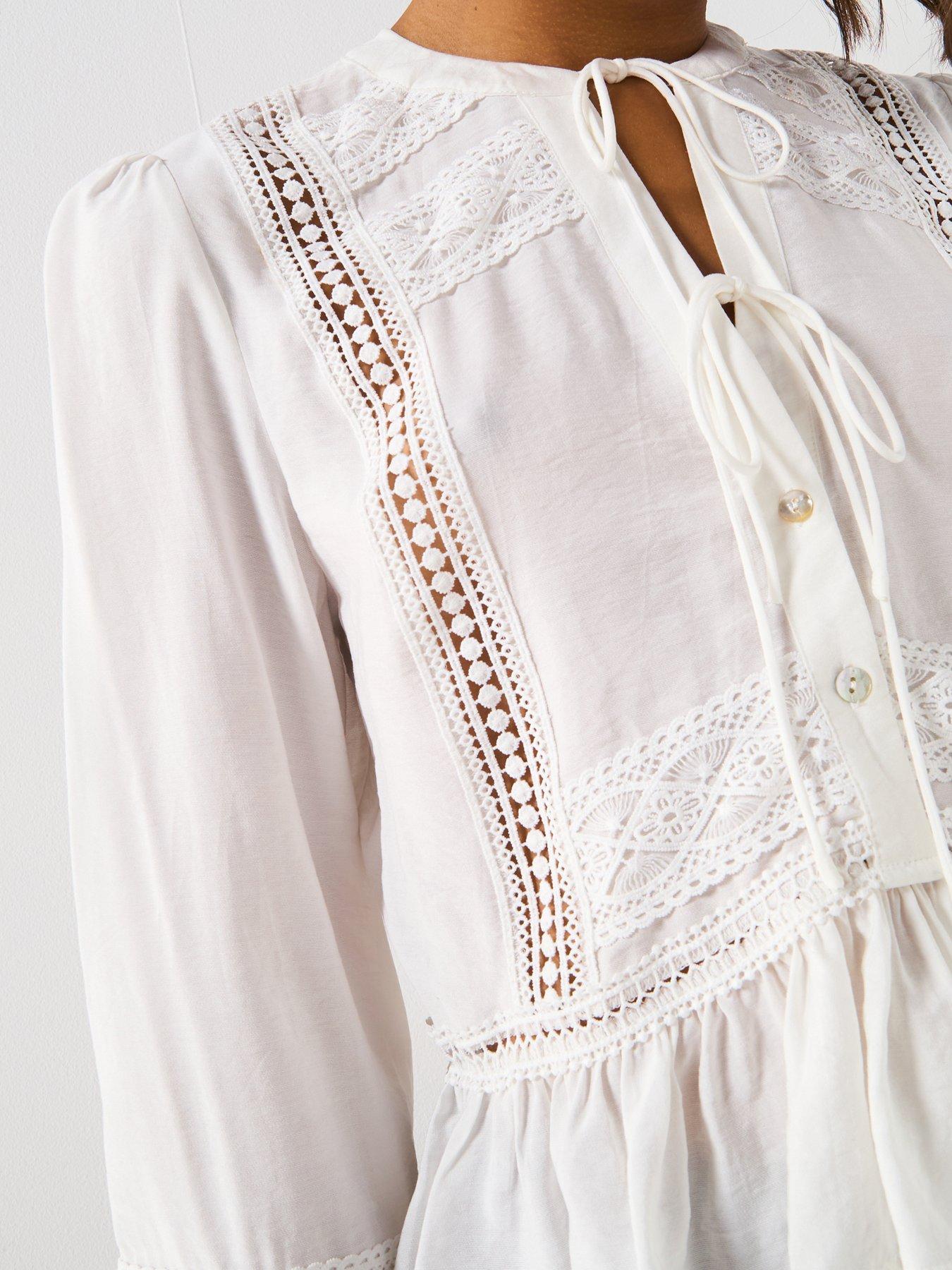 V by Very Lace And Ladder Insert Tiered | Littlewoods