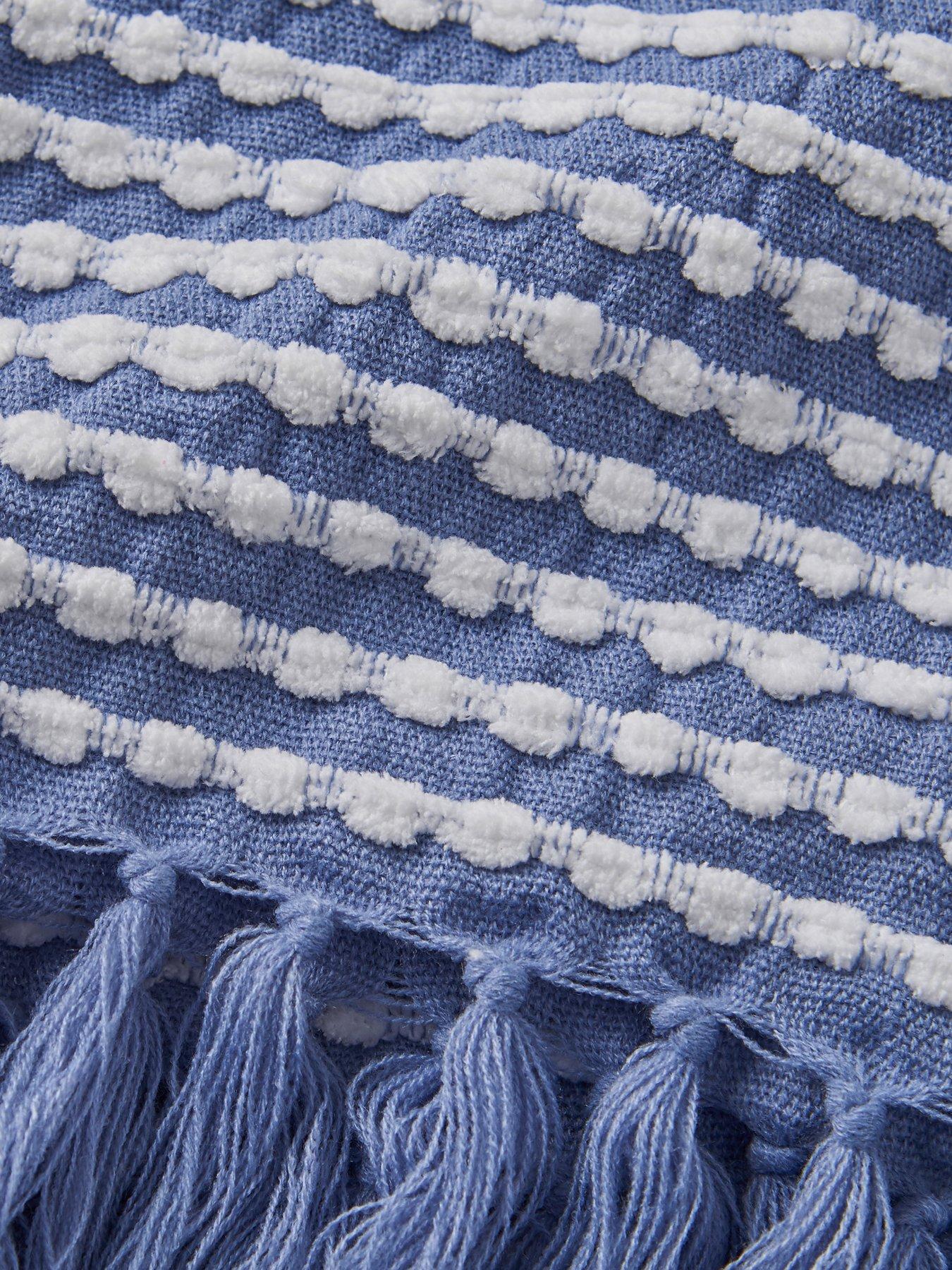 Catherine Lansfield Stab Stitch Throw | Littlewoods