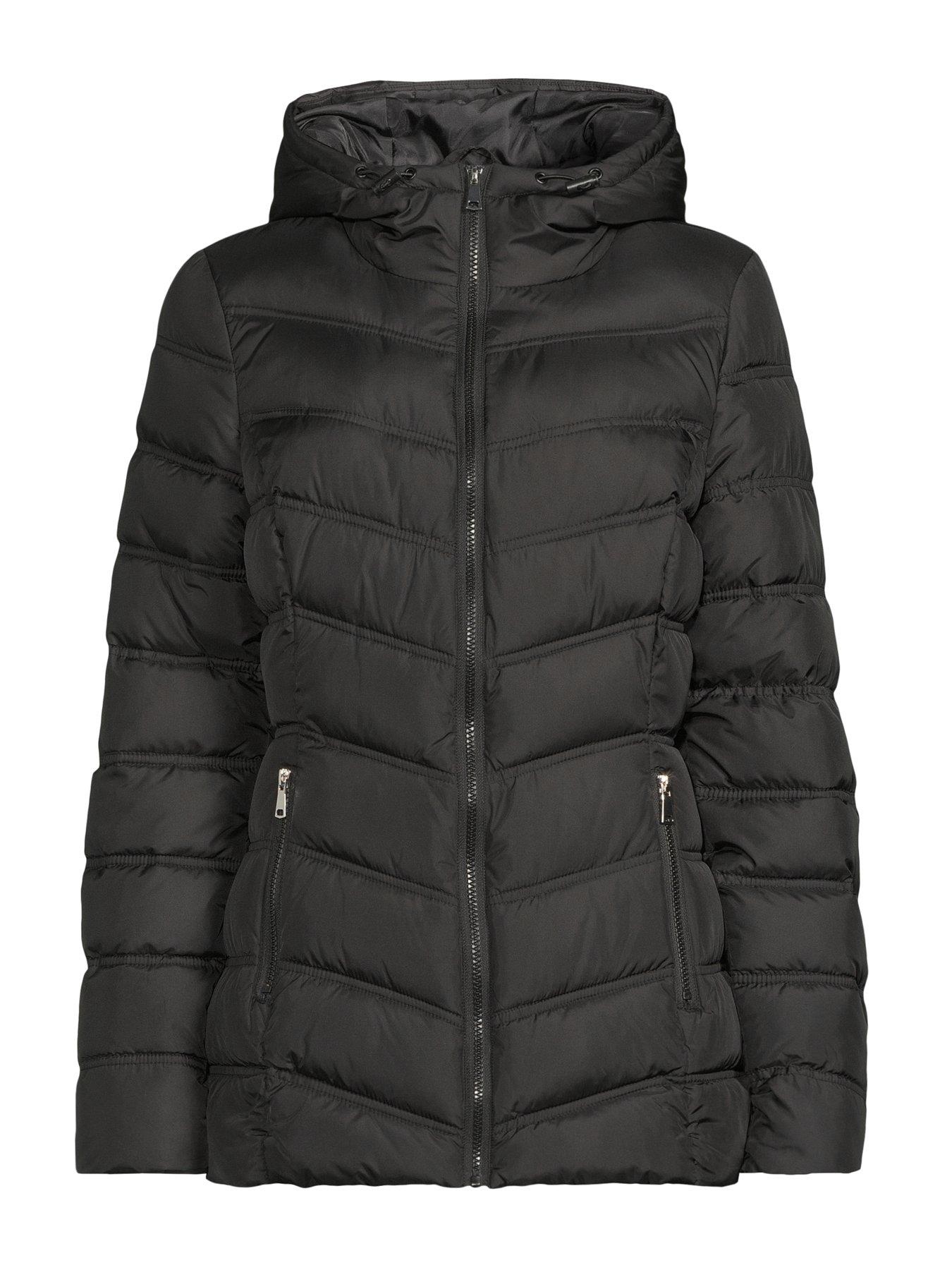 The Very Collection Sorona Wadded Short Padded Jacket - Black | Littlewoods