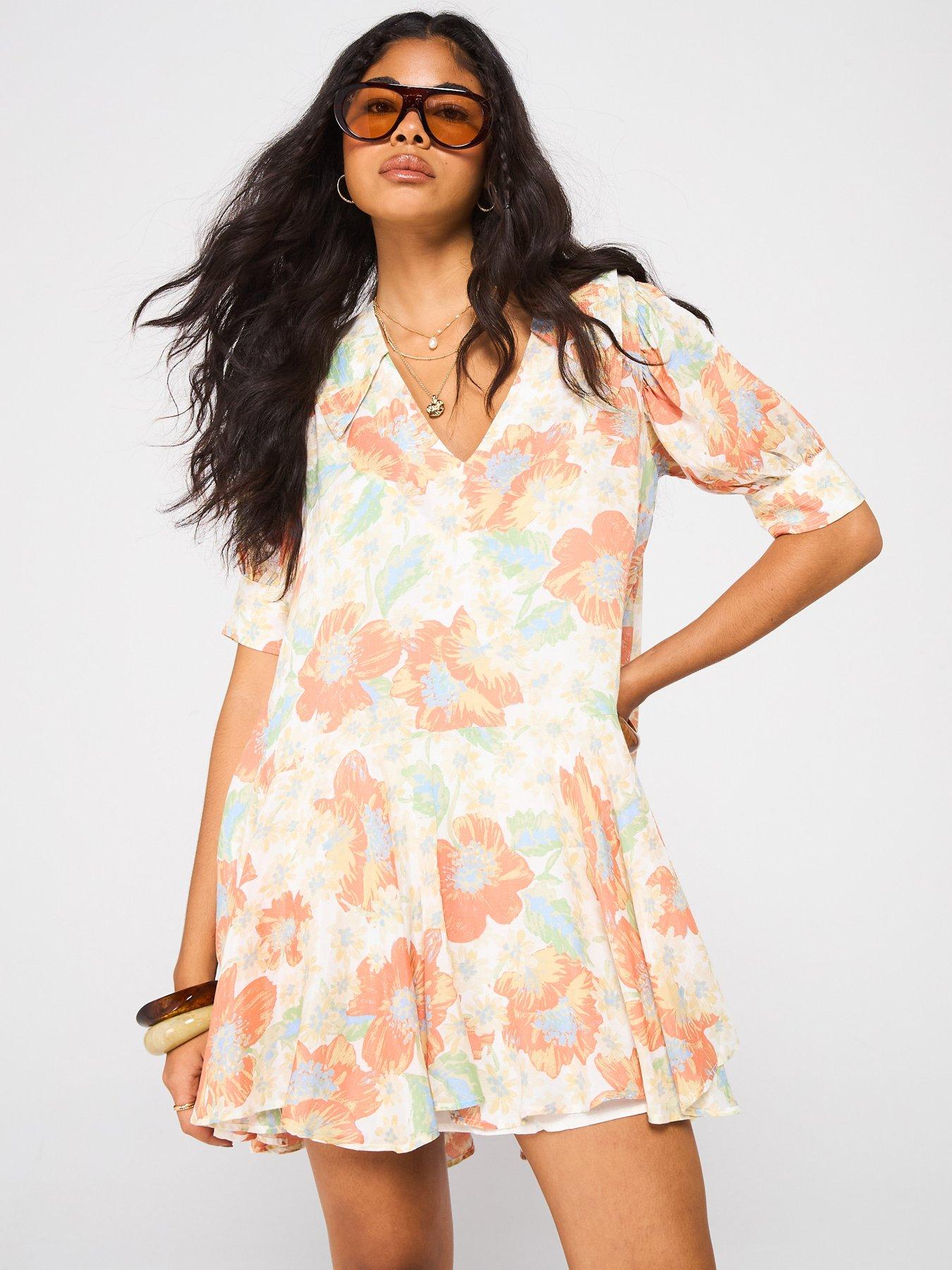 FREE PEOPLE Moon Chaser Mini Dress - Multi | Littlewoods