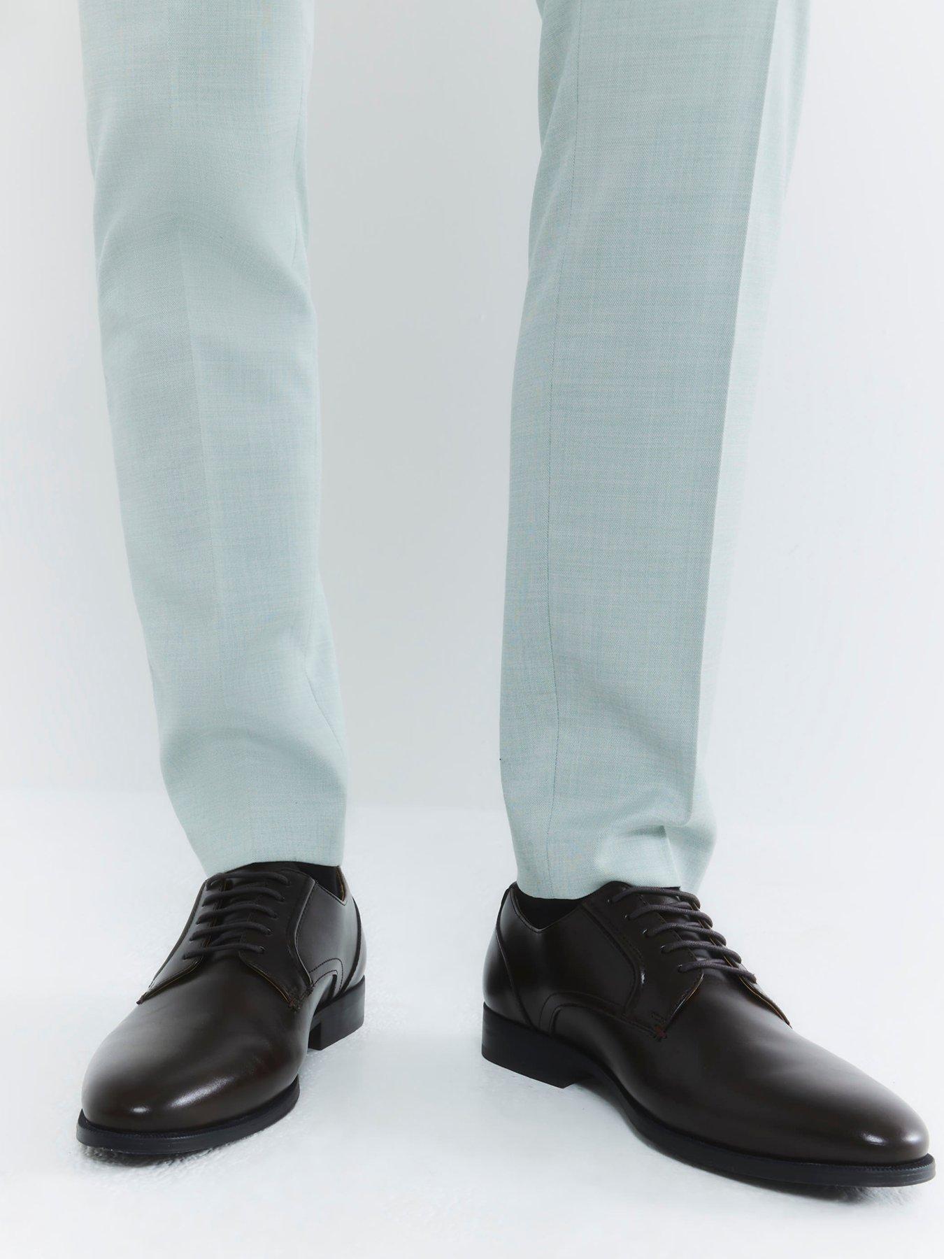 River Island Formal Point Derby Shoes - Brown | Littlewoods