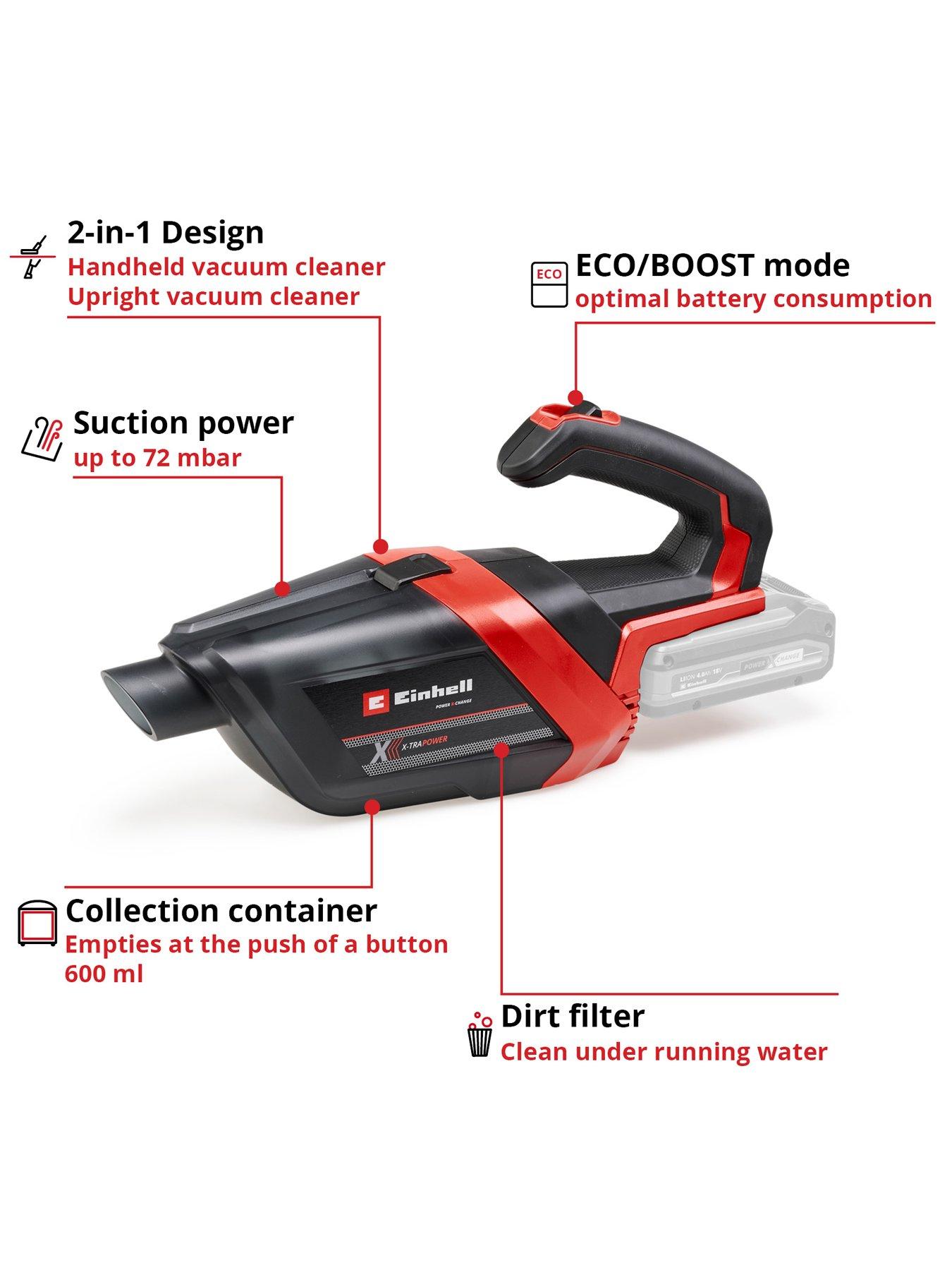 Einhell PXC Expert Cordless Handheld Wet & Dry Vac - TE-HV 18/06 Li ...