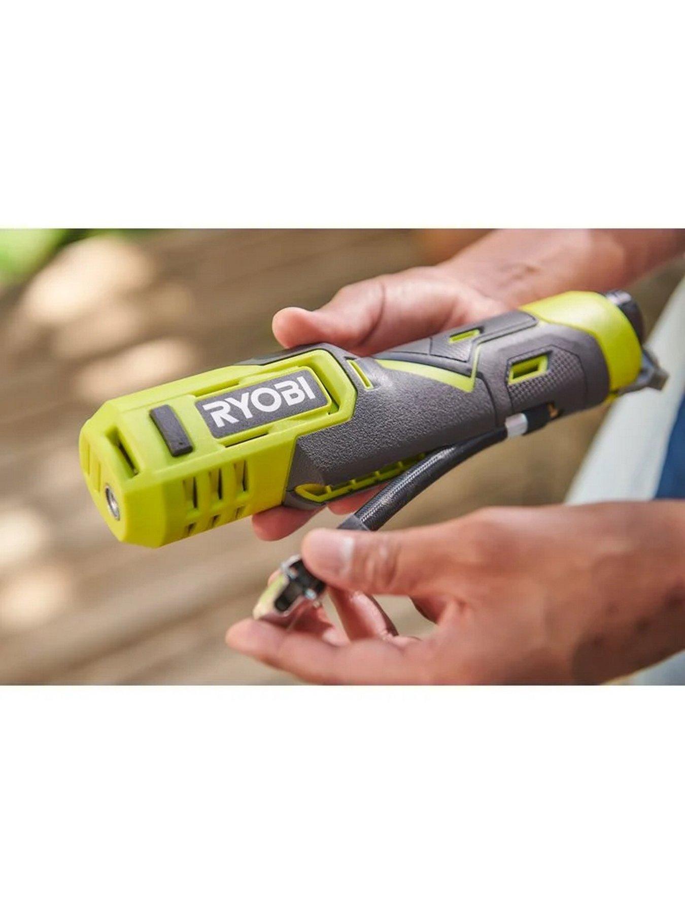 RYOBI RI4-120G 4V Cordless USB Lithium High Pressure Inflator (1 x 4V 2 ...