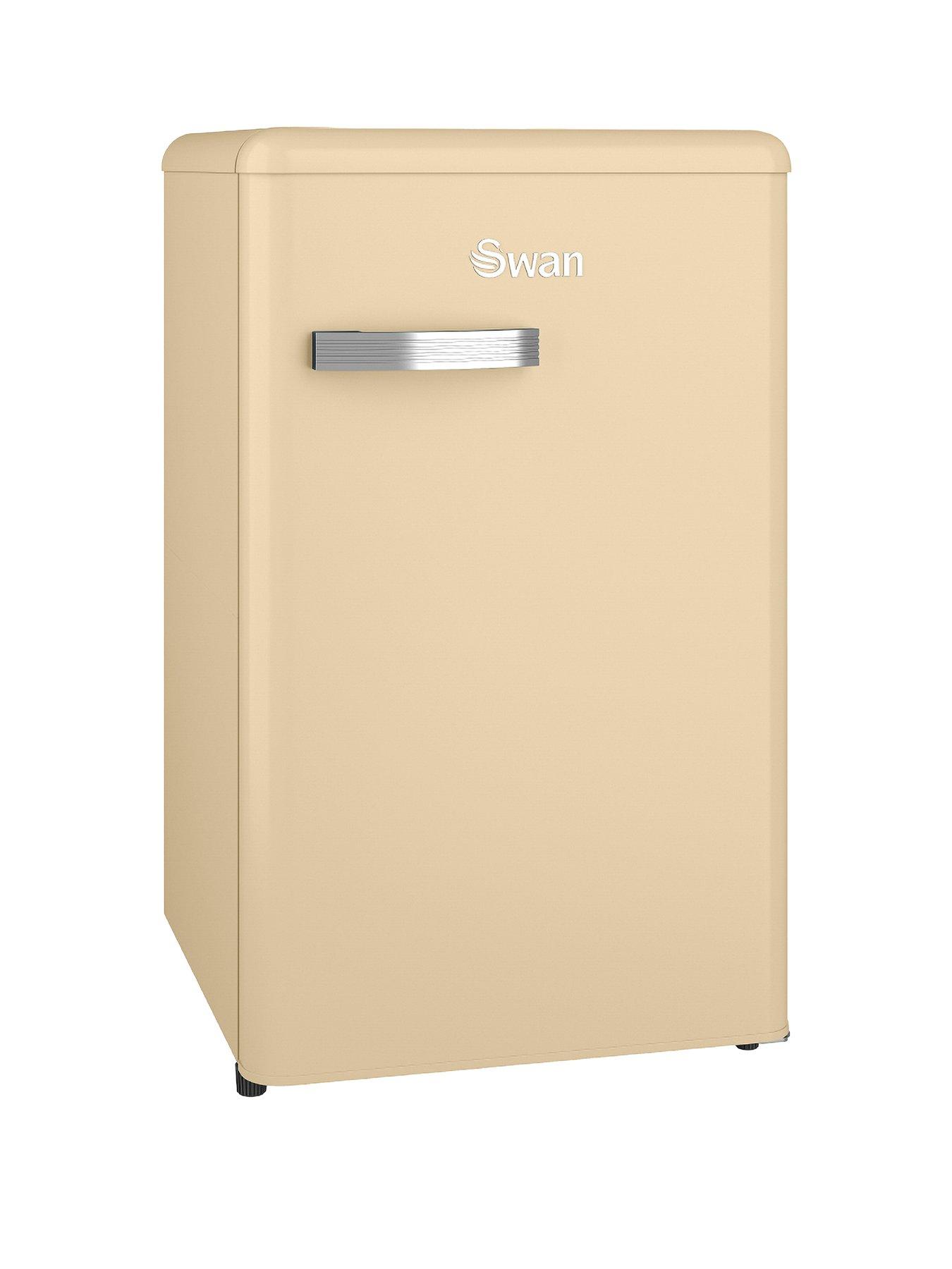 Swan SR11035CNE Retro Cream Undercounter Fridge 90L | Littlewoods